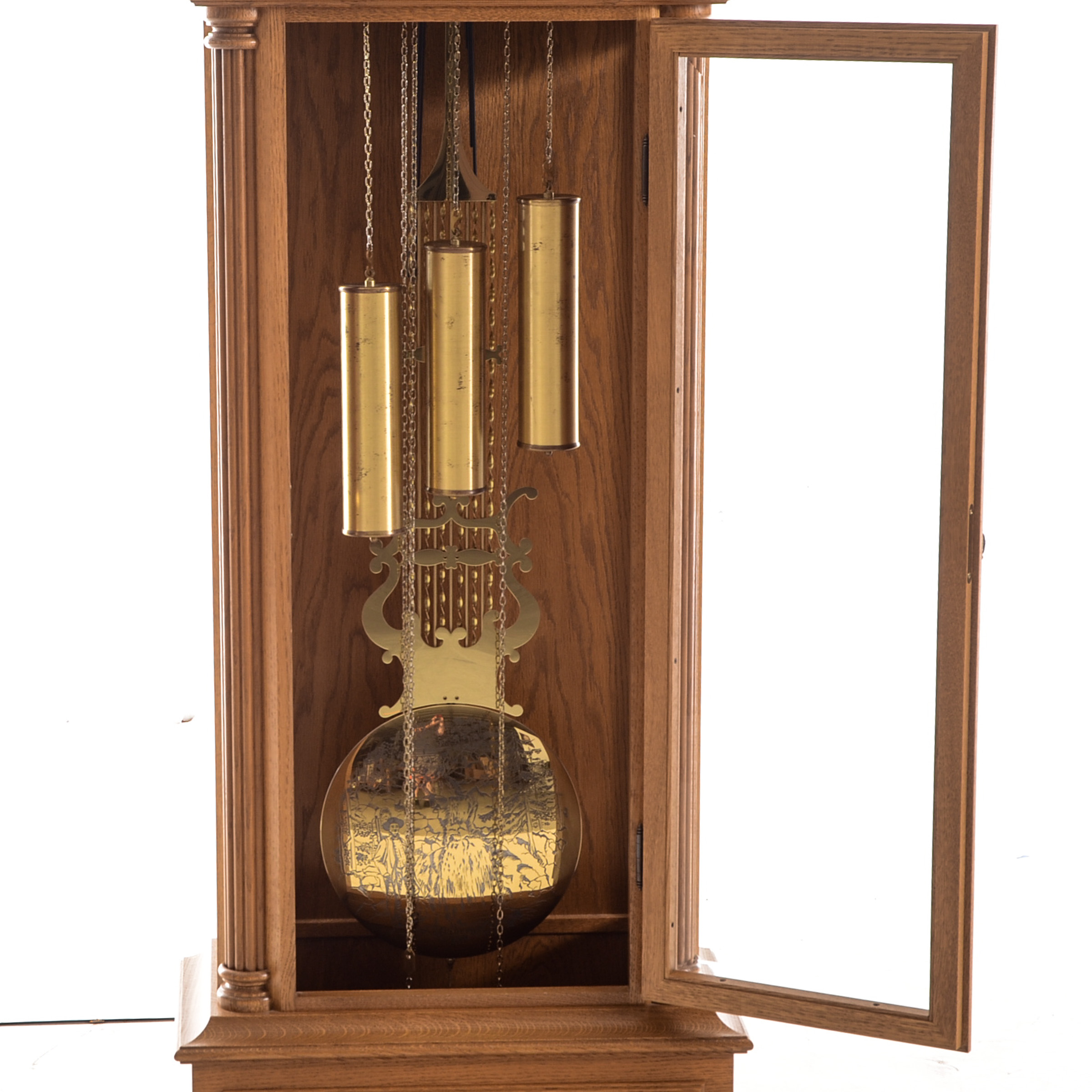 Black Forest Oak Grandfather Clock | EBTH