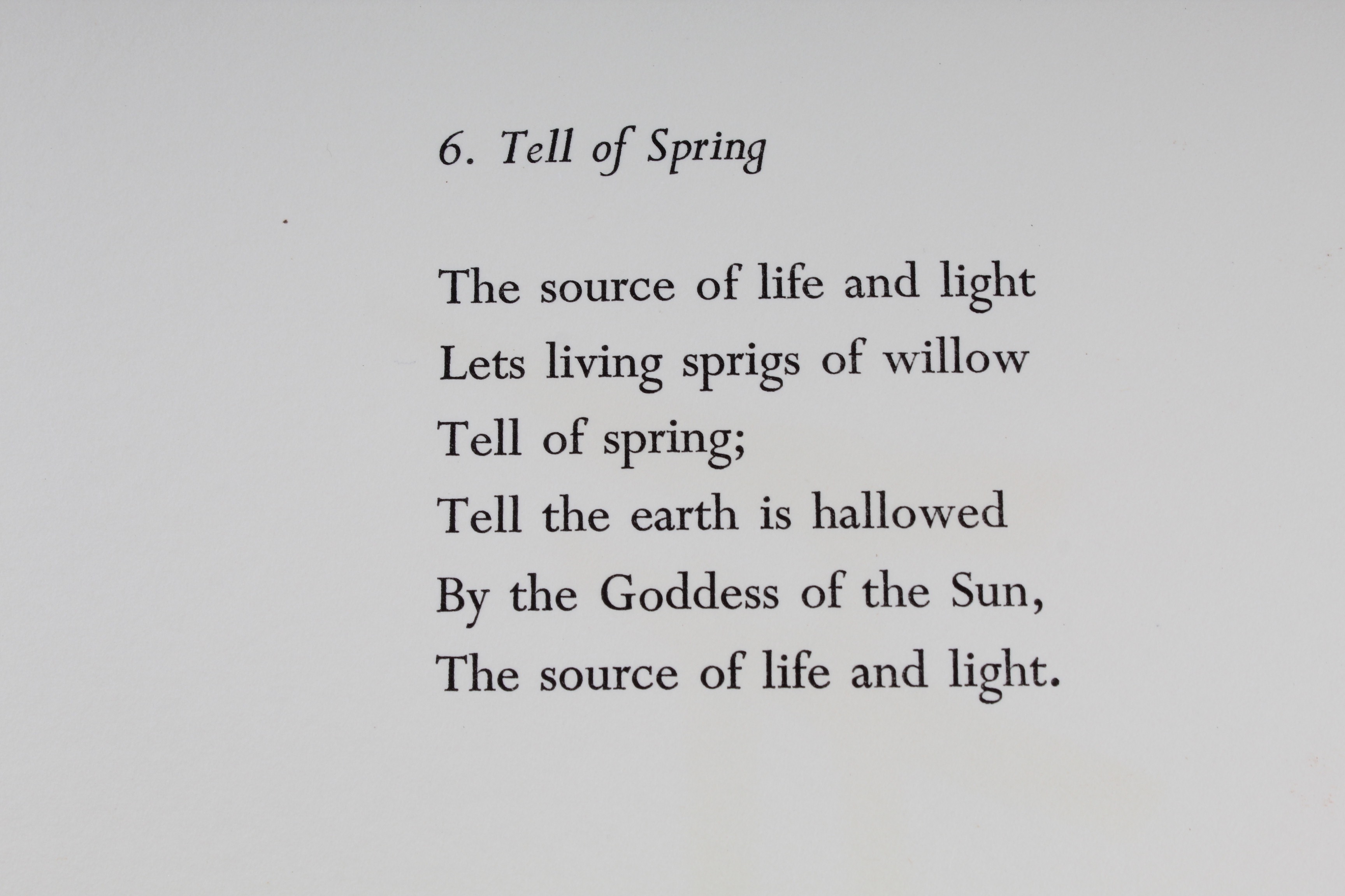 Haku Maki Woodblock Print "Poem 5" | EBTH