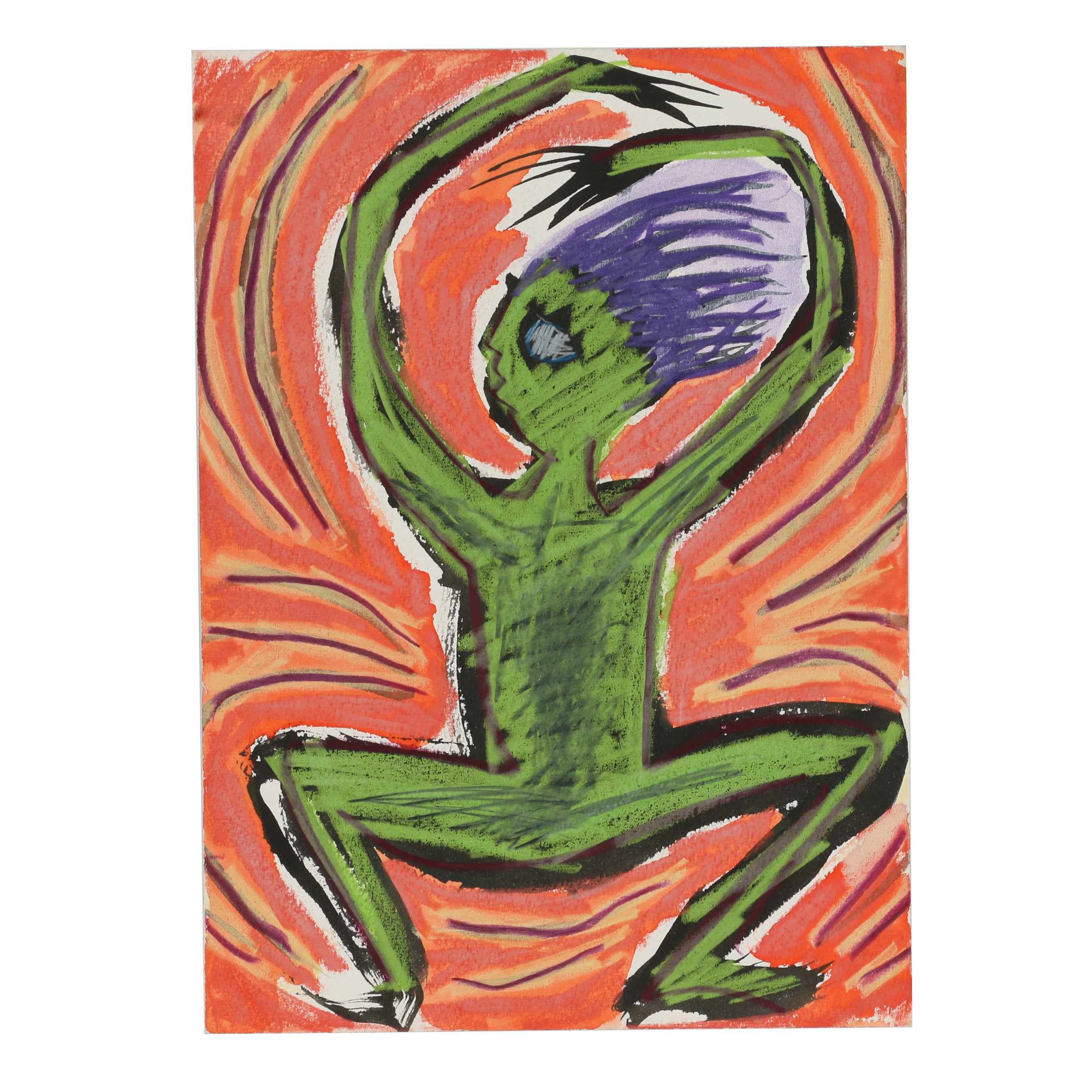 Merle Rosen Mixed Media Painting | EBTH