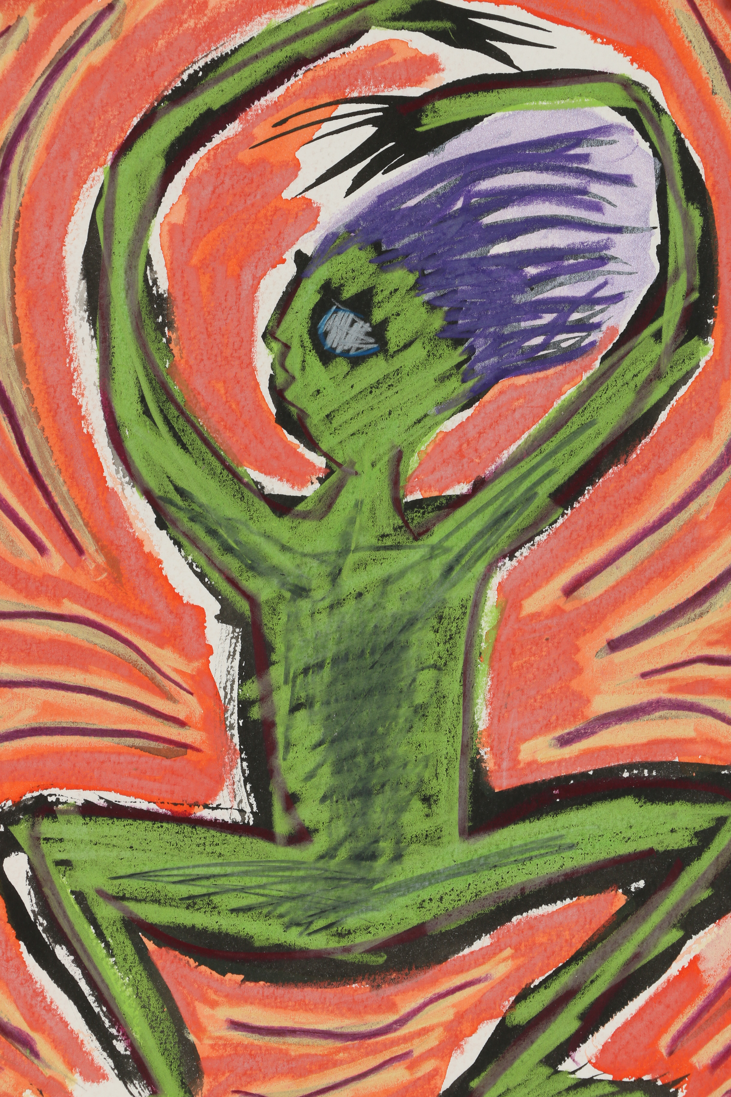 Merle Rosen Mixed Media Painting | EBTH