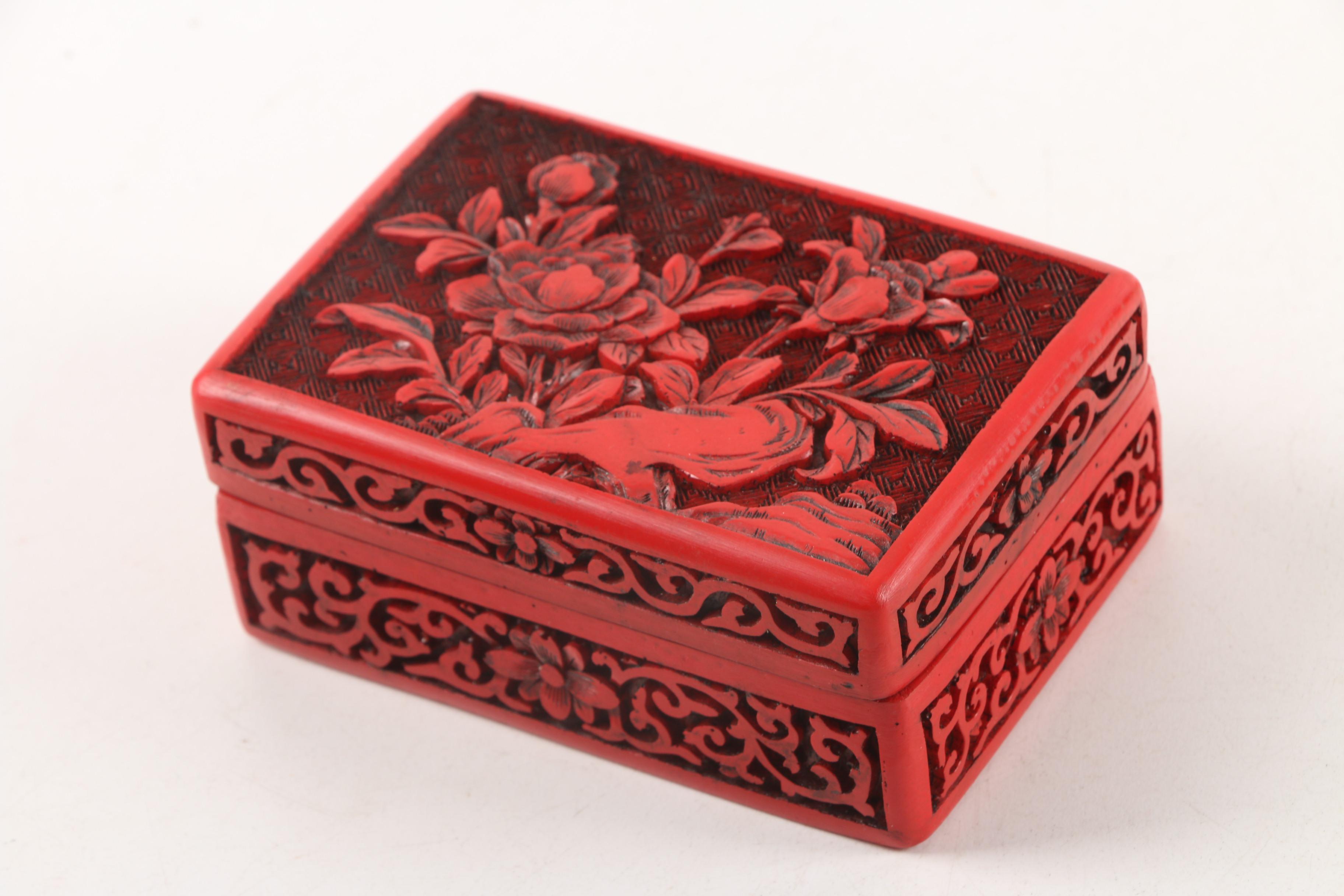 Debora Duran-Geiger Ceramic and Wood Cross with Cinnabar-Style Trinket ...