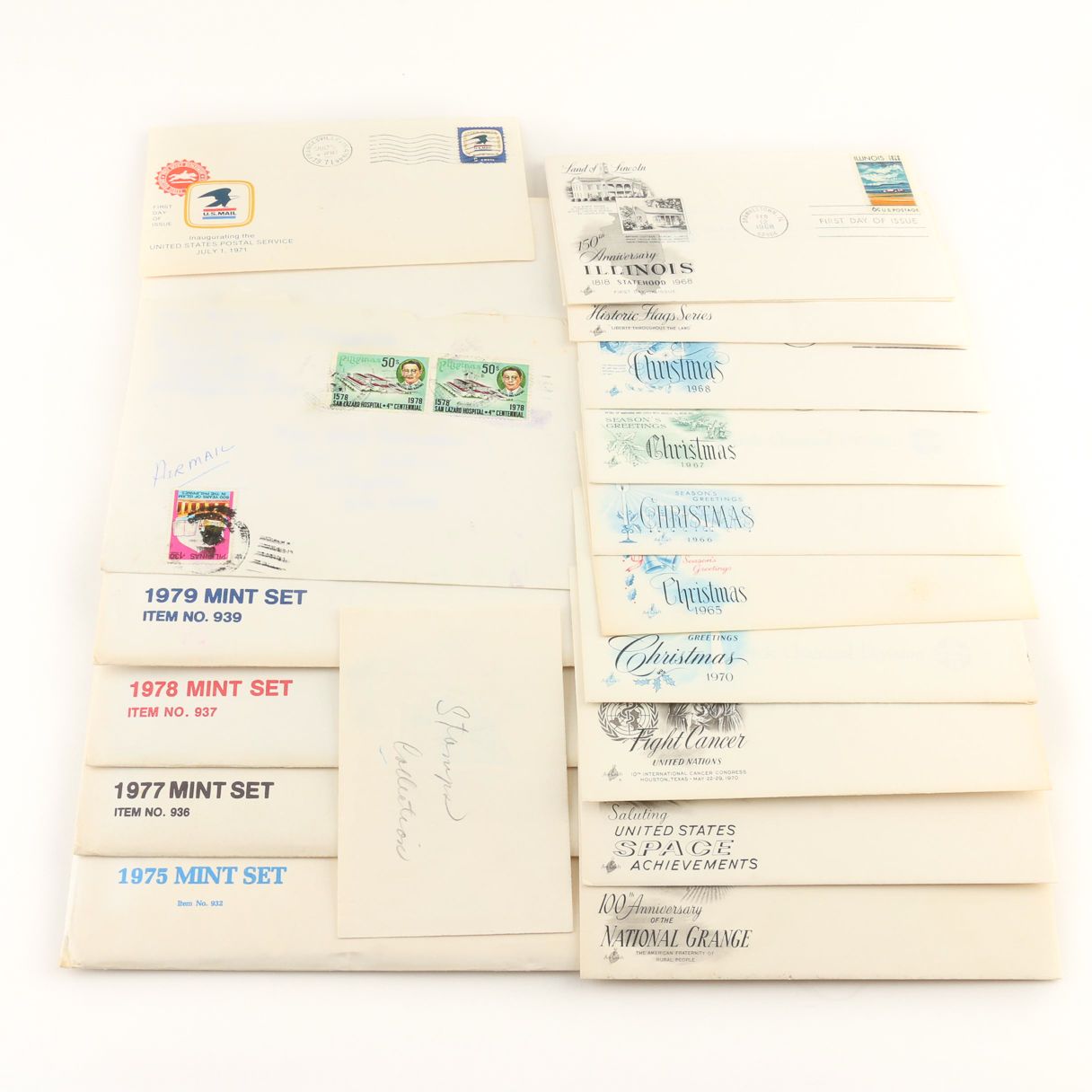 Assortment of Vintage U.S. Postage Stamps from the 60s and 70s | EBTH