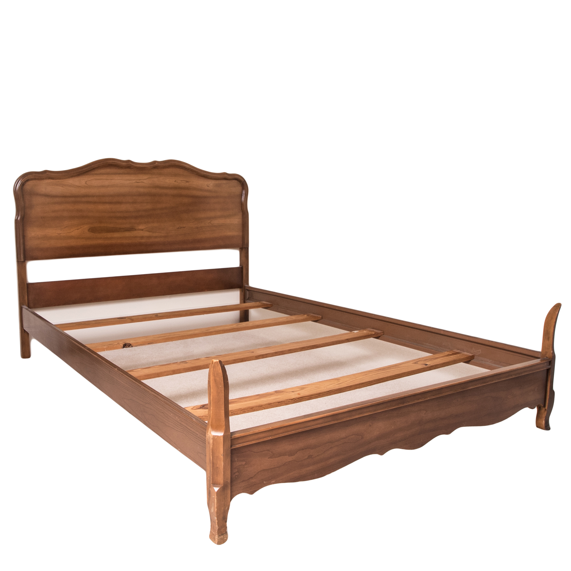 French Provincial Maple Full Size Bed Frame | EBTH