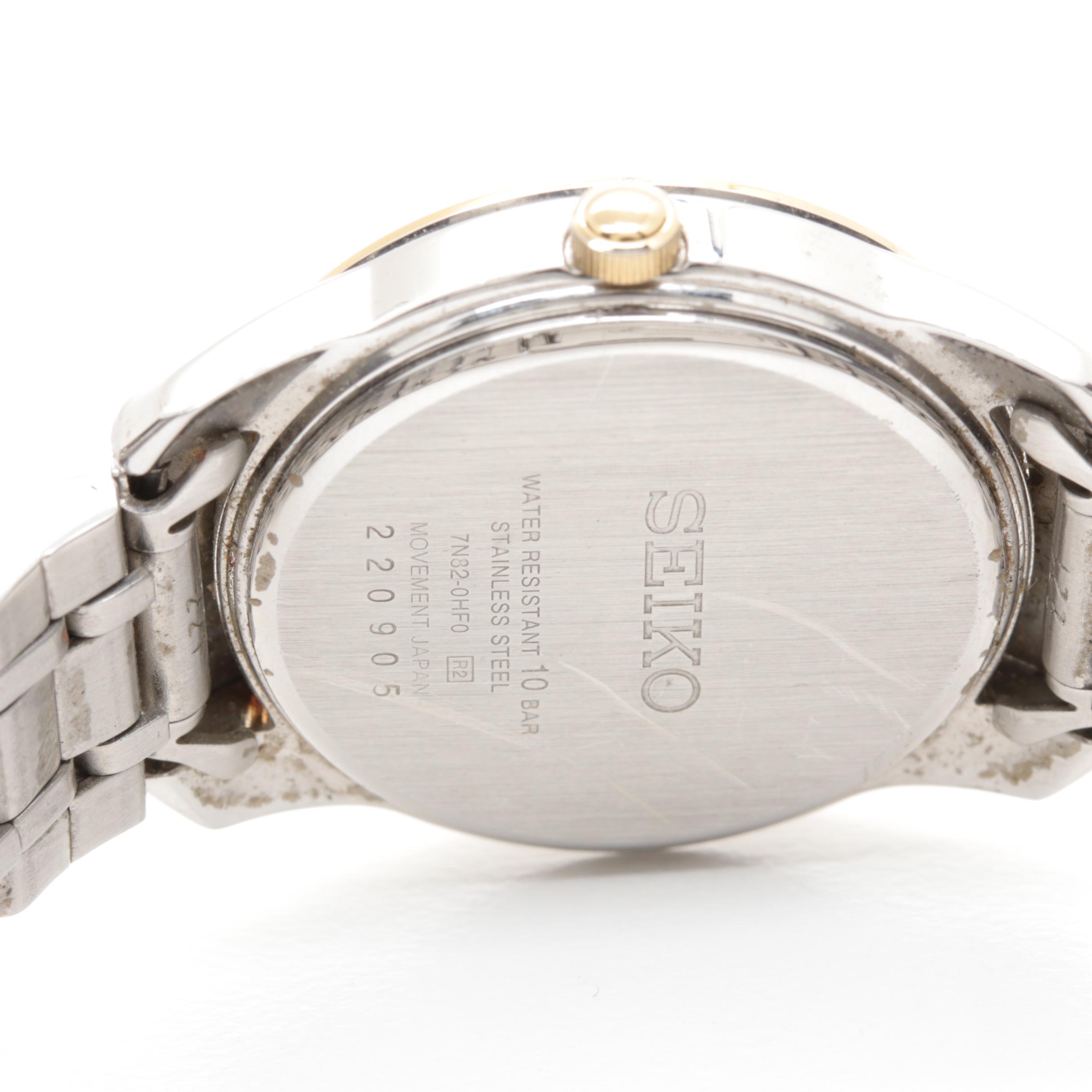 Seiko Two Tone Stainless Steel Wristwatches | EBTH