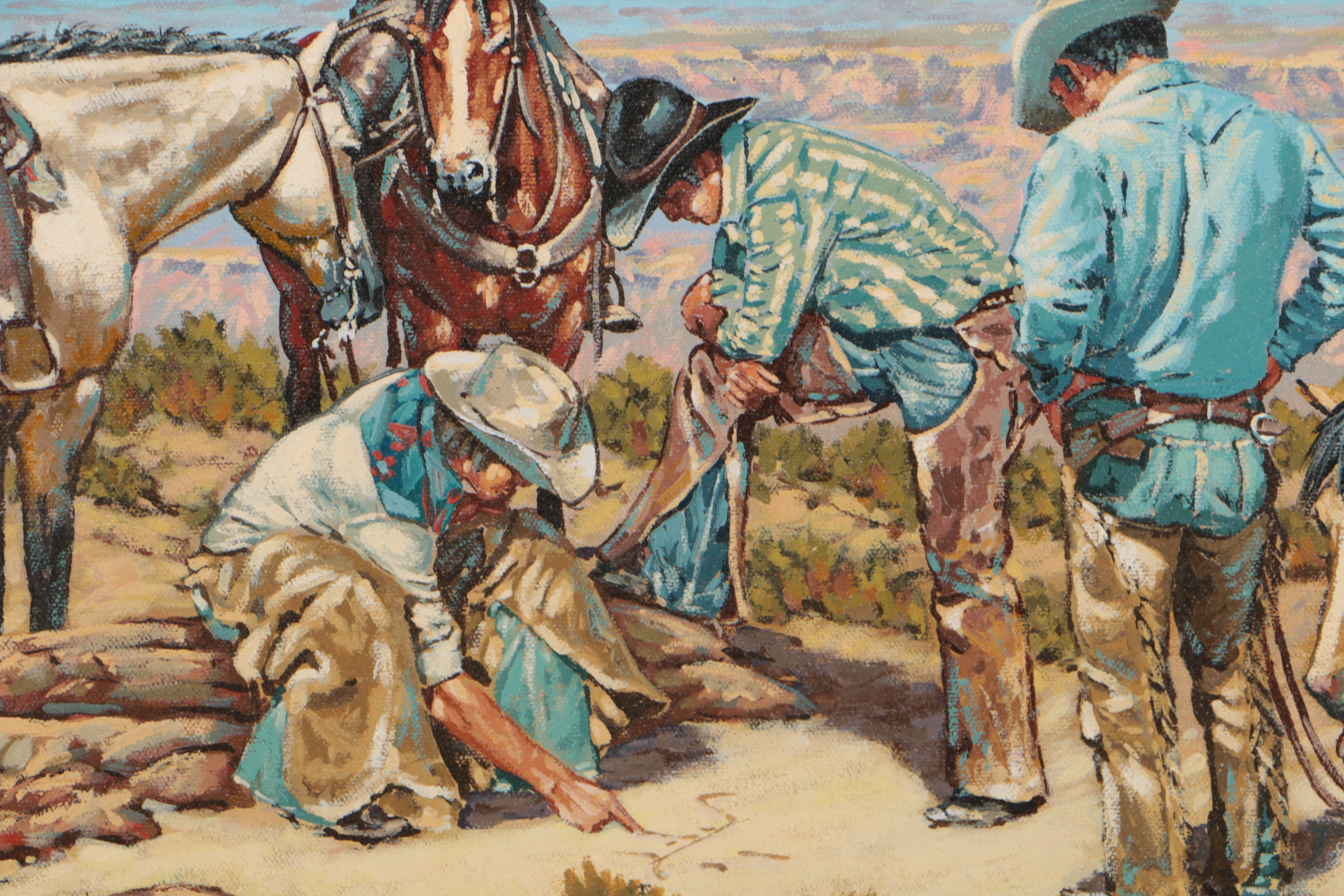 Kenneth Wyatt 1981 Oil Painting on Canvas "The Mapmaker" | EBTH