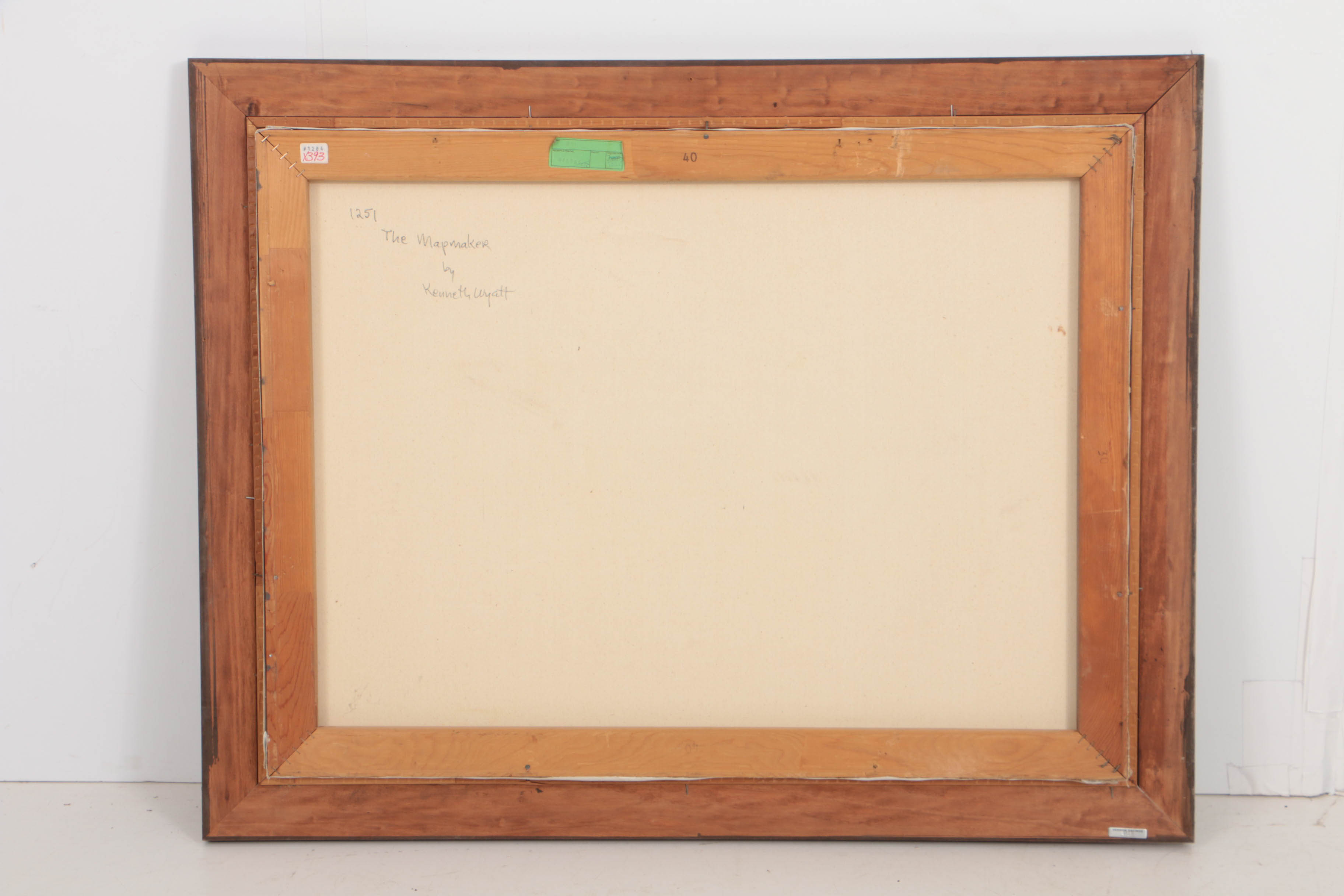 Kenneth Wyatt 1981 Oil Painting on Canvas "The Mapmaker" | EBTH