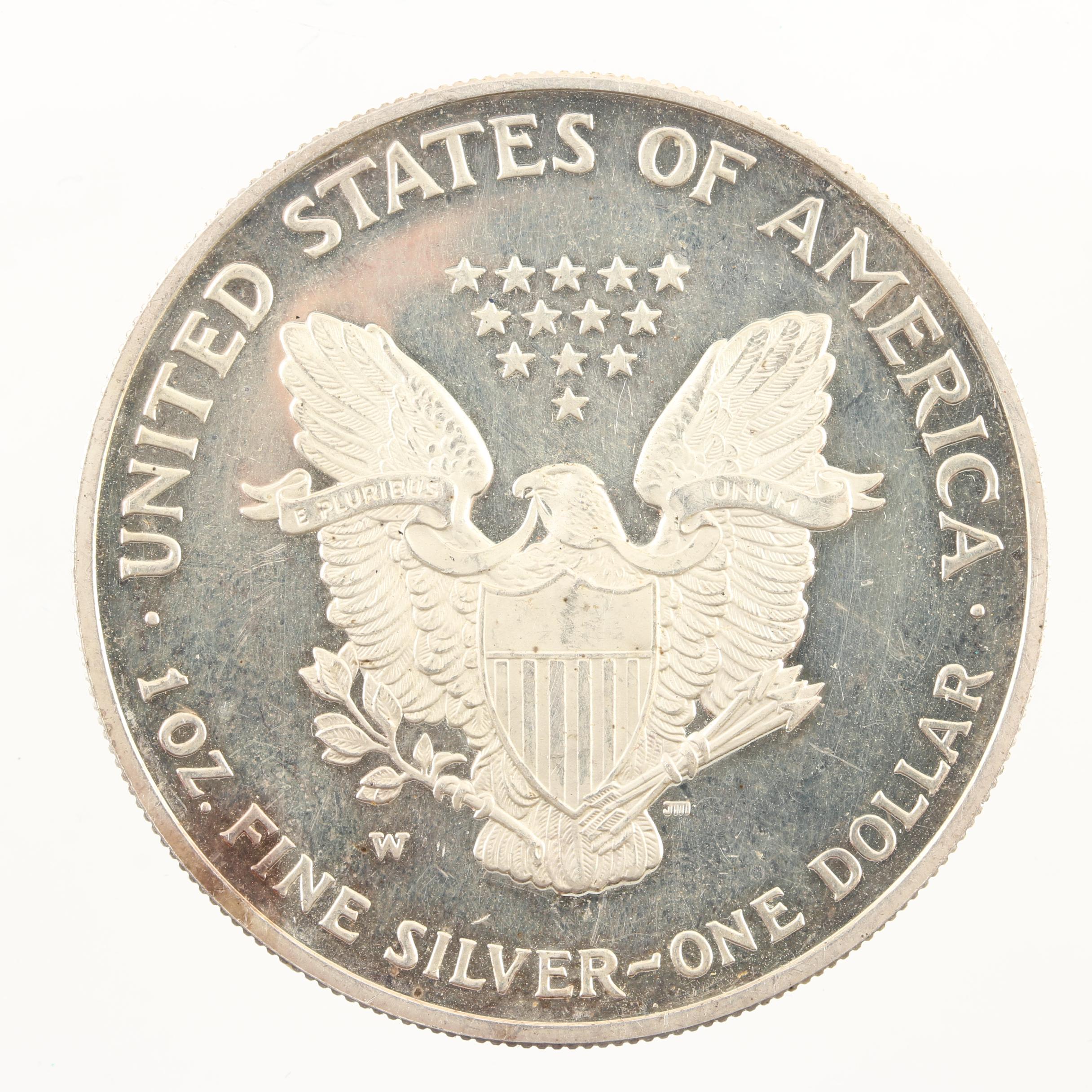 2002-W Walking Liberty Silver Eagle Proof Bullion Coin | EBTH