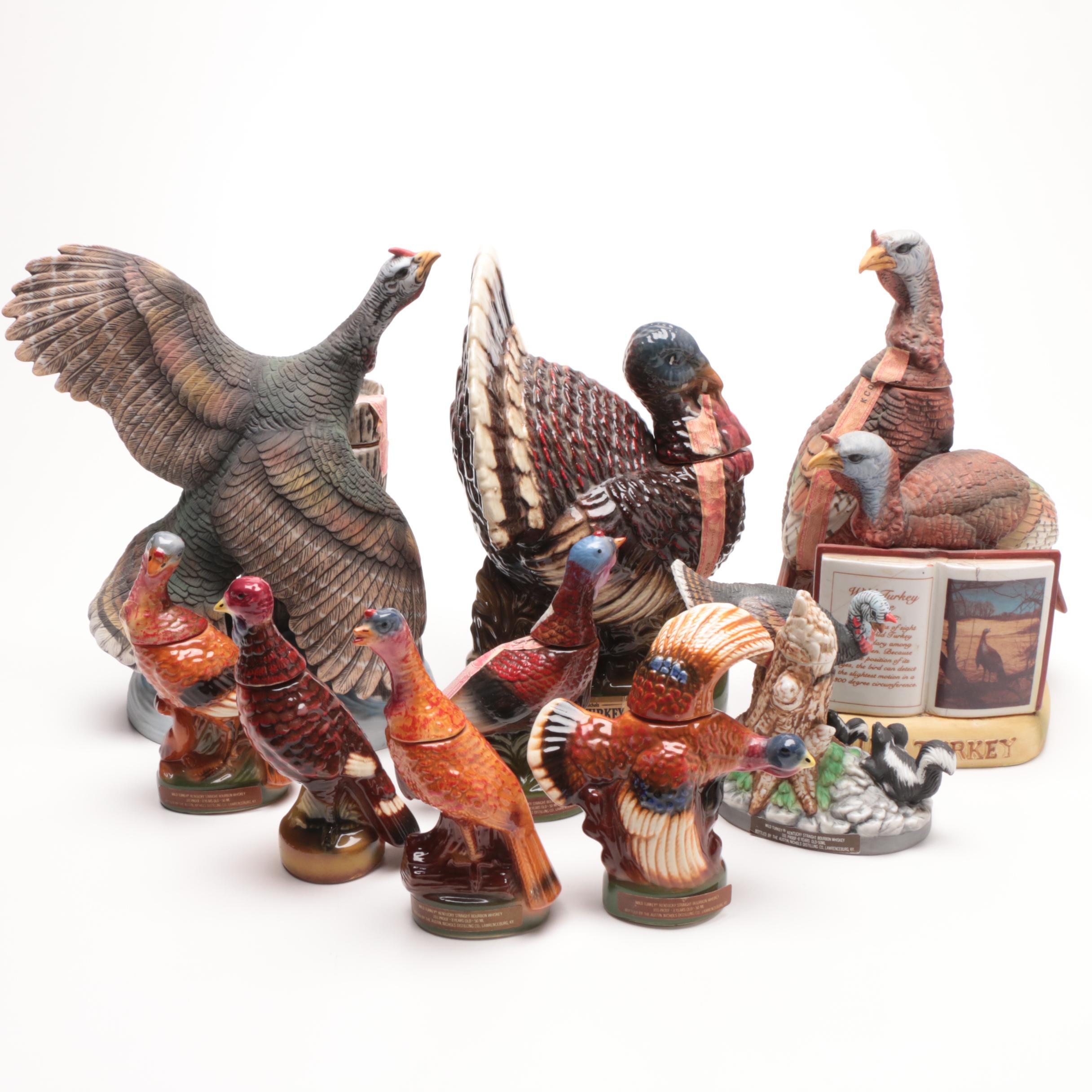 Wild Turkey Ceramic Decanters | EBTH