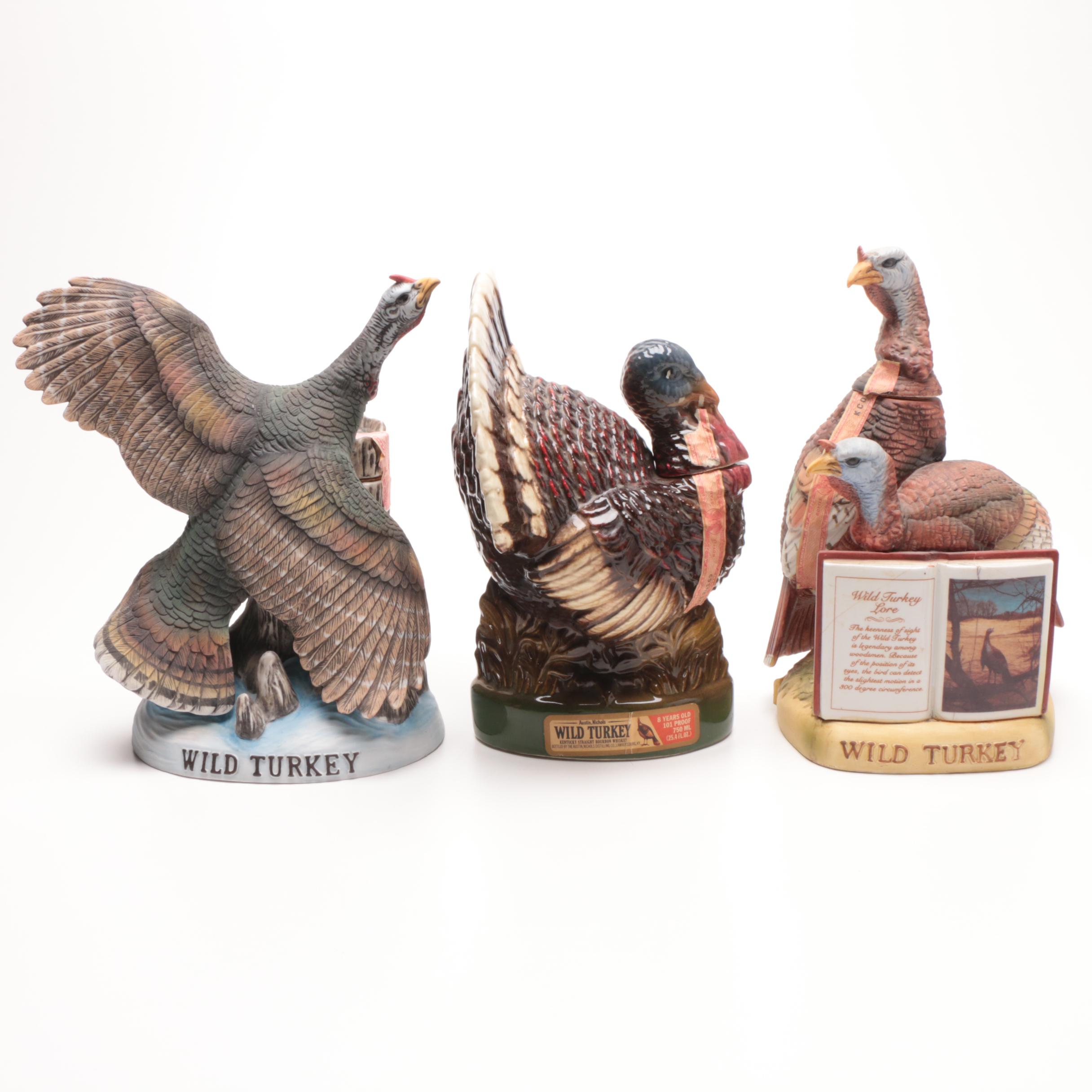 Wild Turkey Ceramic Decanters | EBTH