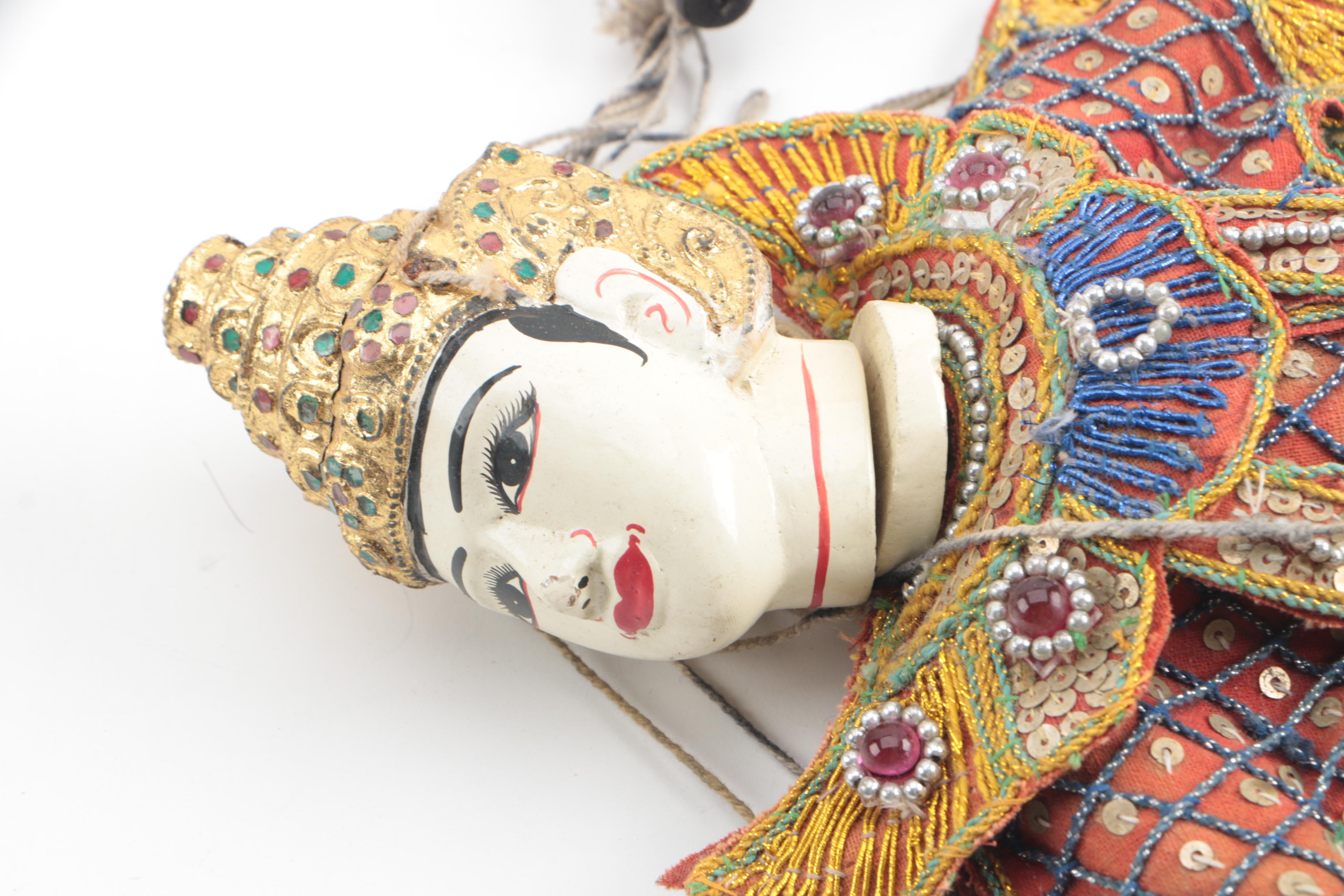 Burmese Style Yoke Thé Puppets | EBTH