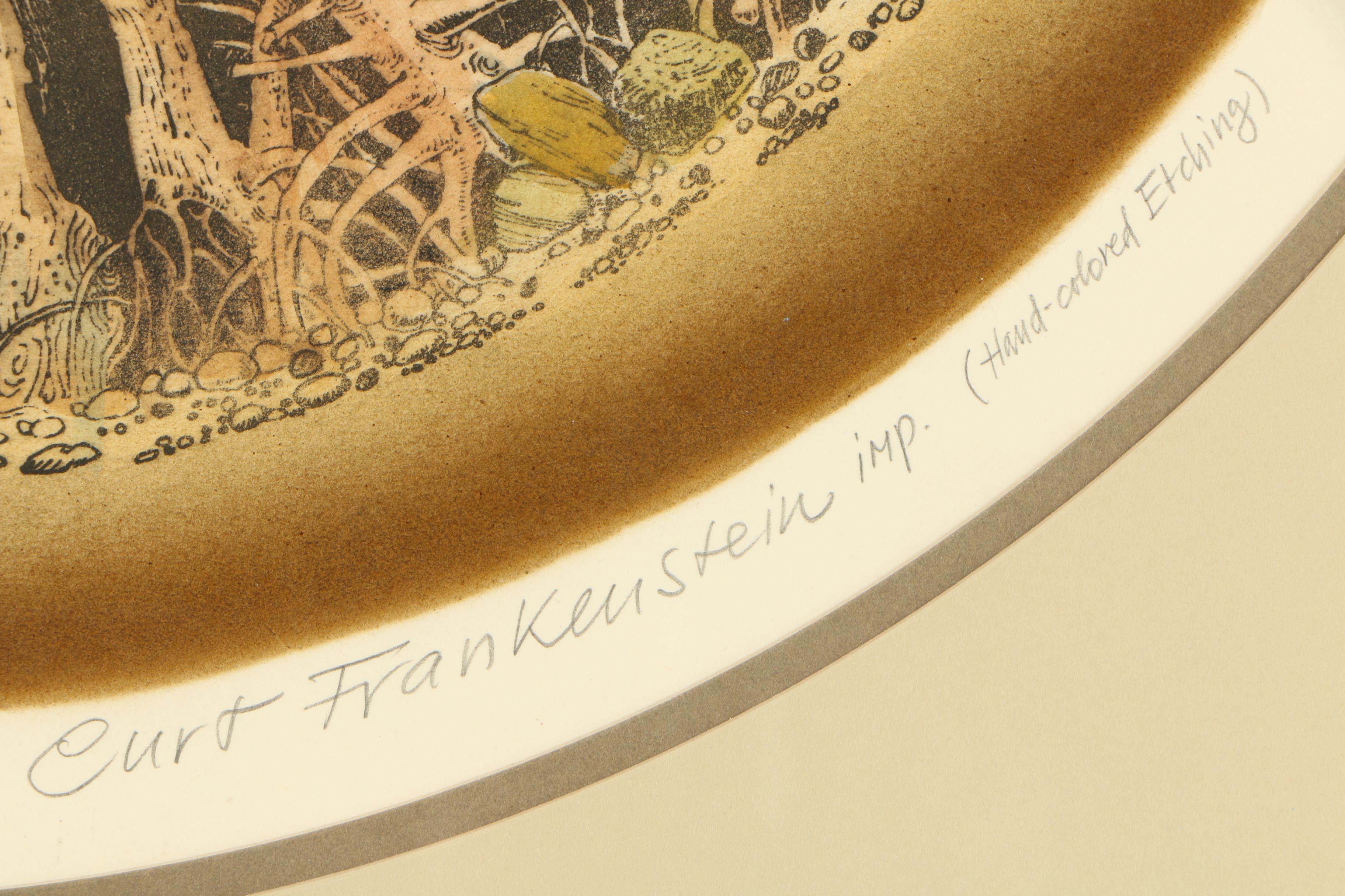 Curt Frankenstein Hand Colored Etching "Infinite Landscape" | EBTH