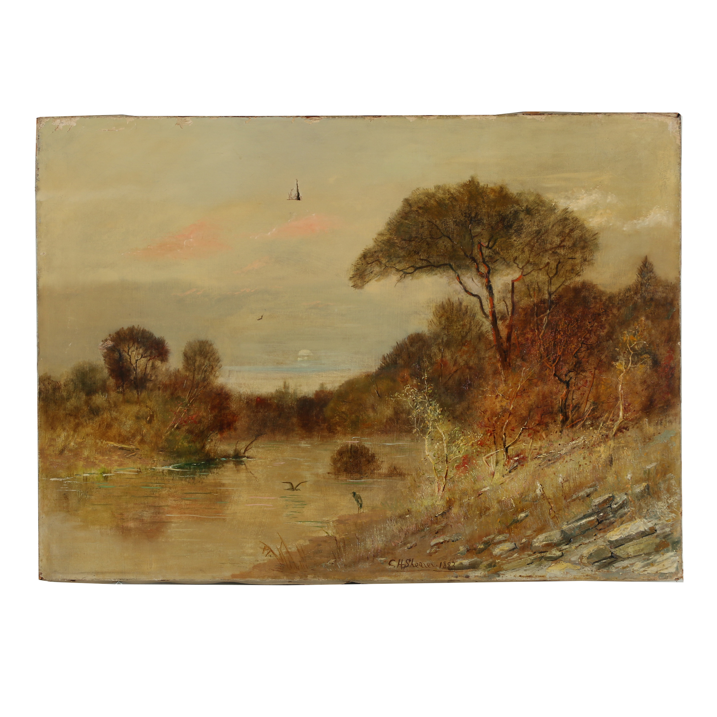 Christopher High Shearer Oil Painting | EBTH