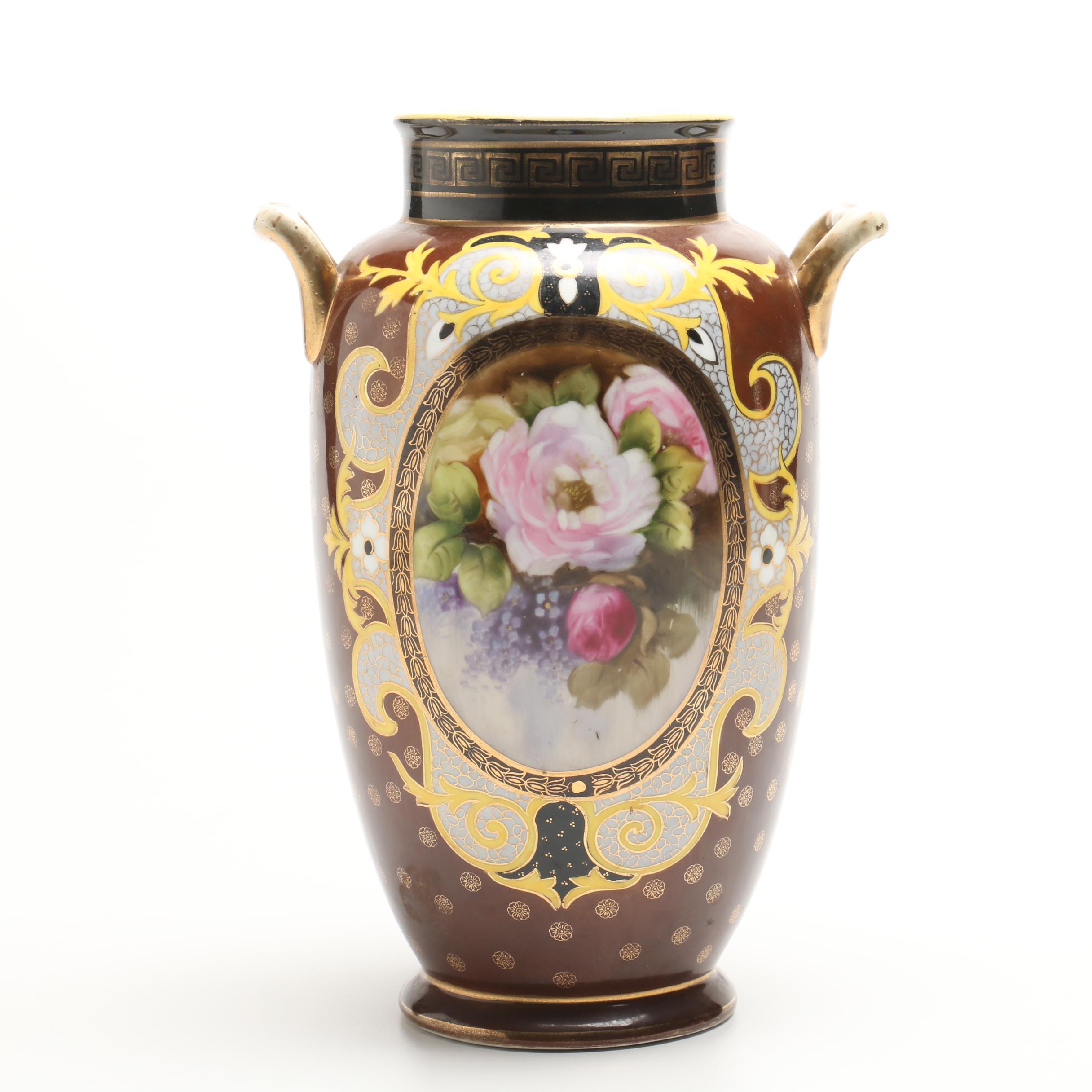 Noritake Porcelain and Weller "Scenic" Vases | EBTH