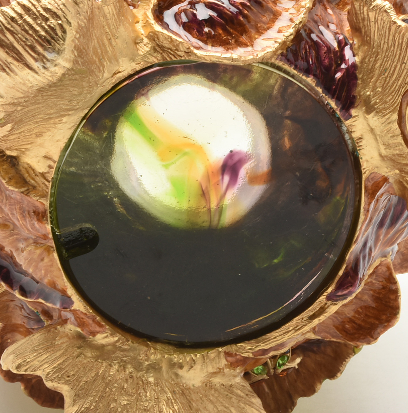 Jay Strongwater Hand-Crafted "Diana" Glass and Crystal Footed Vase | EBTH