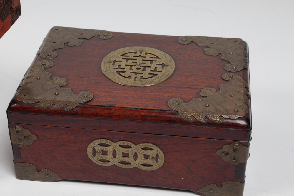 Wooden Boxes and Reproduction Chinese Currency | EBTH