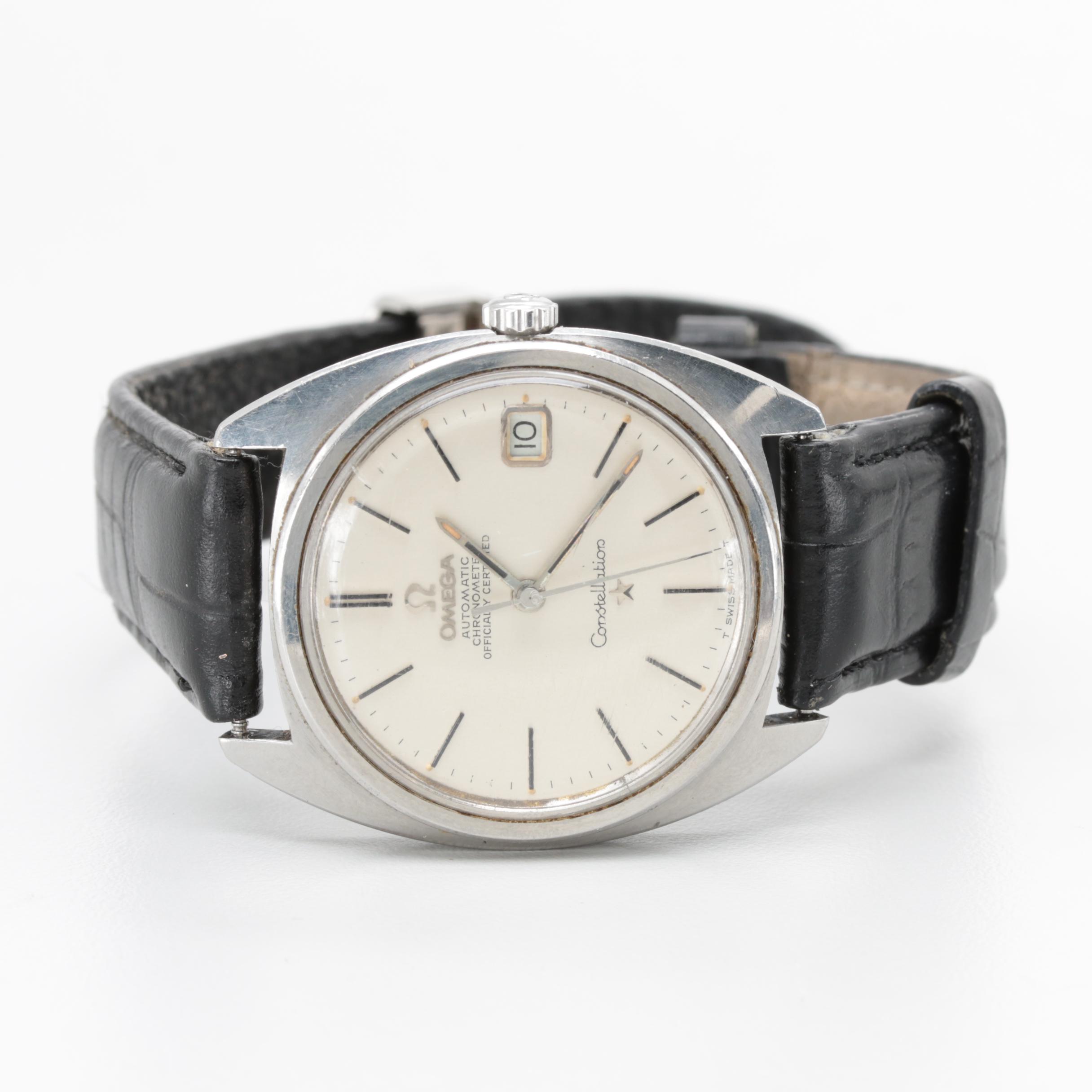 Omega Swiss Made Stainless Steel Wristwatch | EBTH