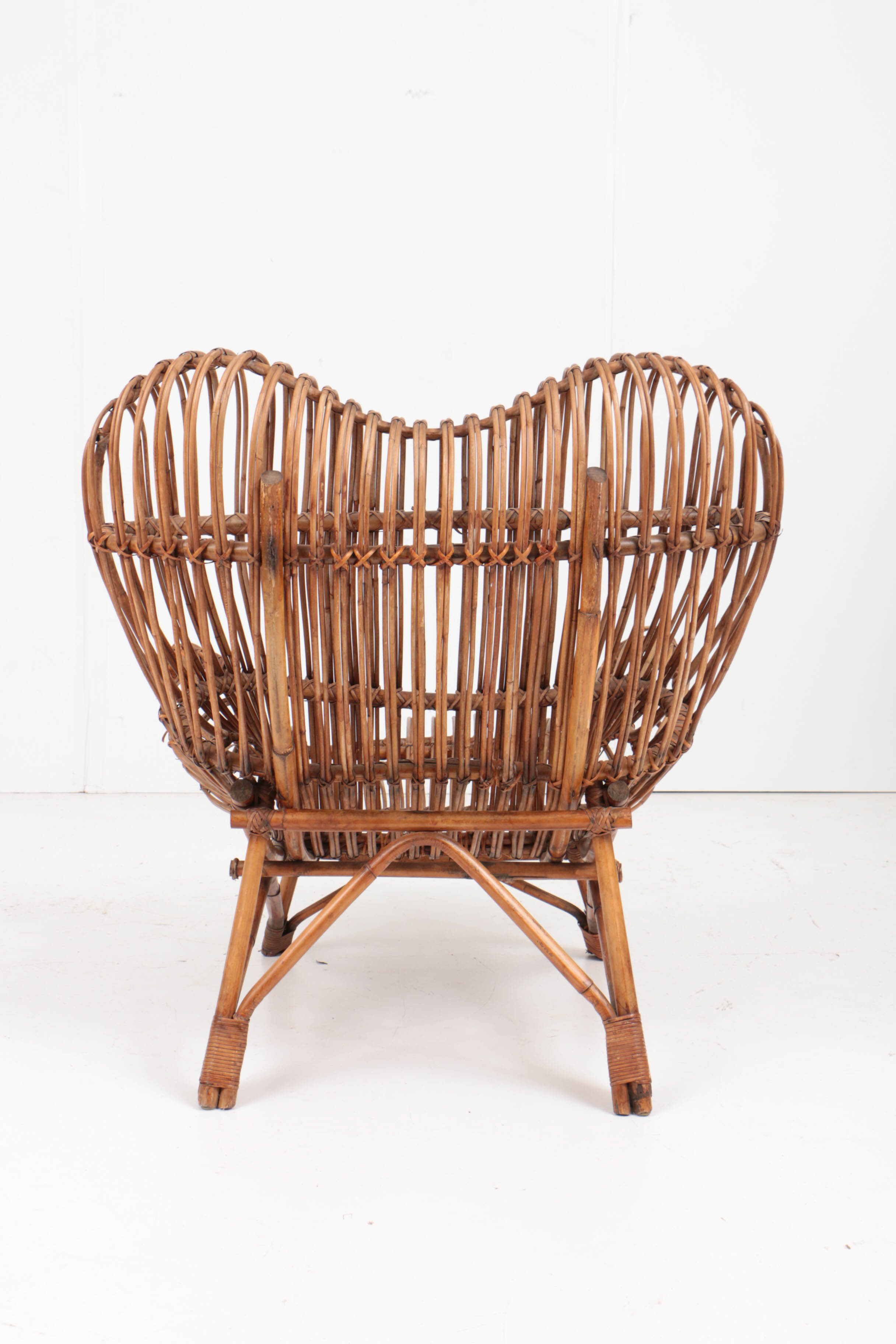 Circa 1951 "Gala" Rattan Chair by Franco Albini | EBTH