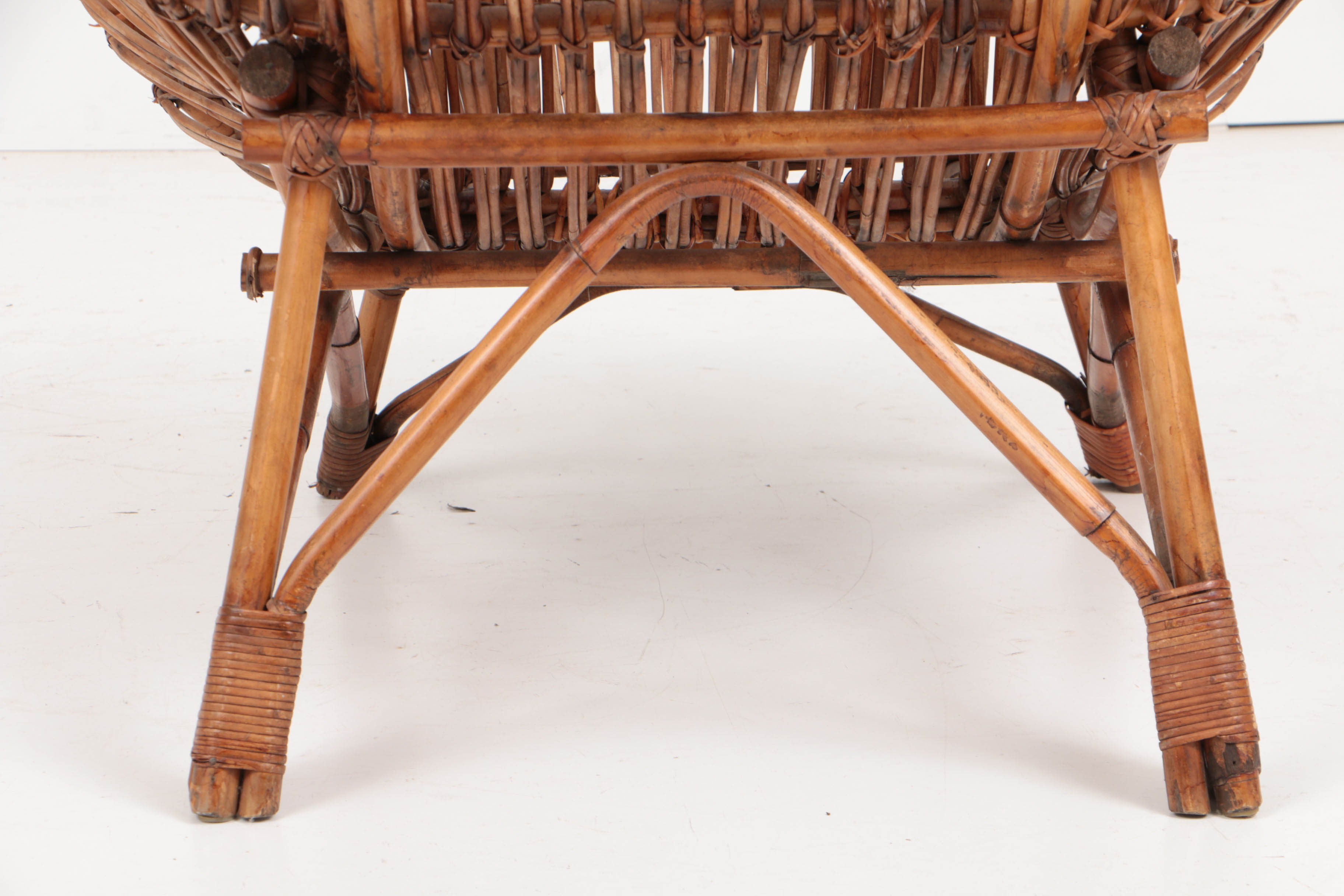 Circa 1951 "Gala" Rattan Chair by Franco Albini | EBTH