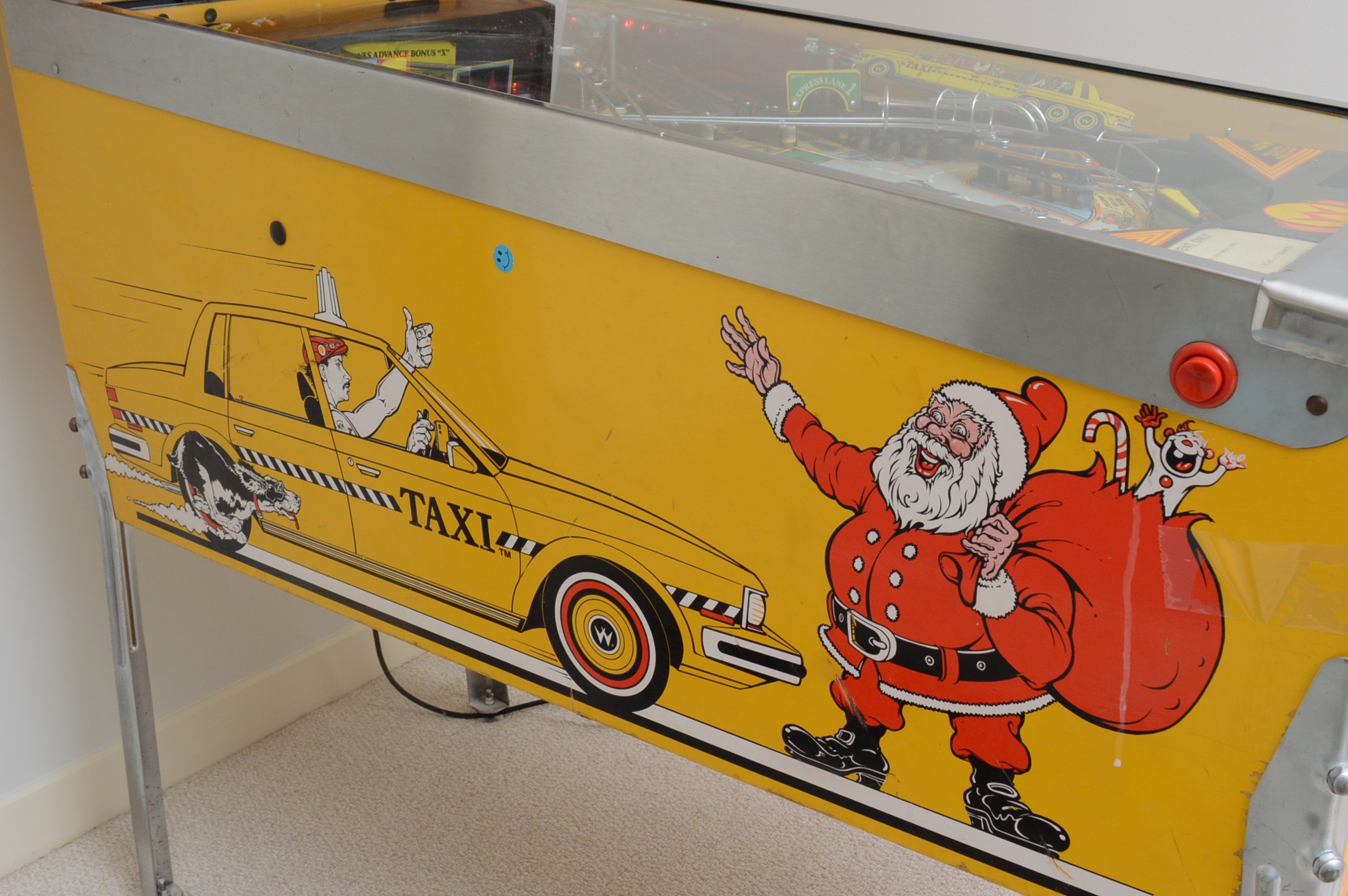 Retro 1988 Williams "Taxi" Pinball Machine | EBTH