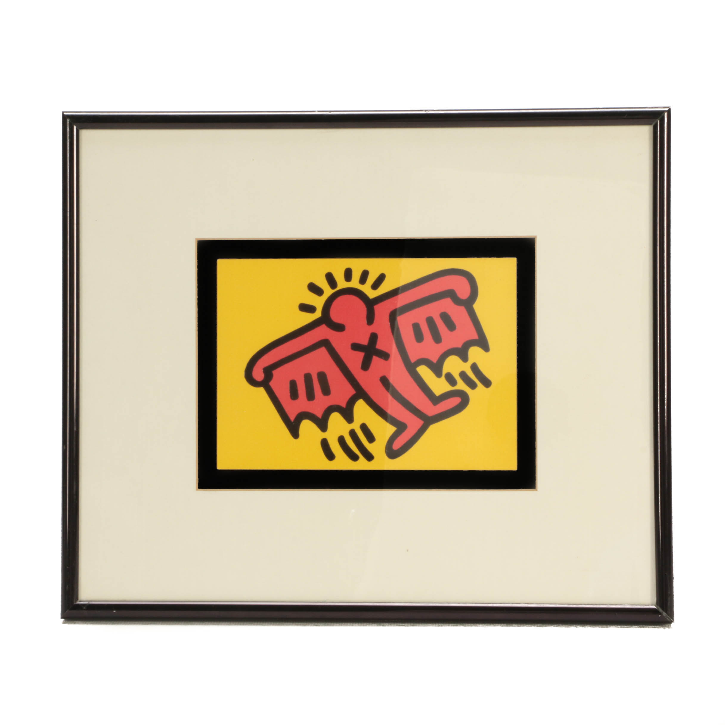 Offset Lithograph After Keith Haring "Icons (Batman)" | EBTH