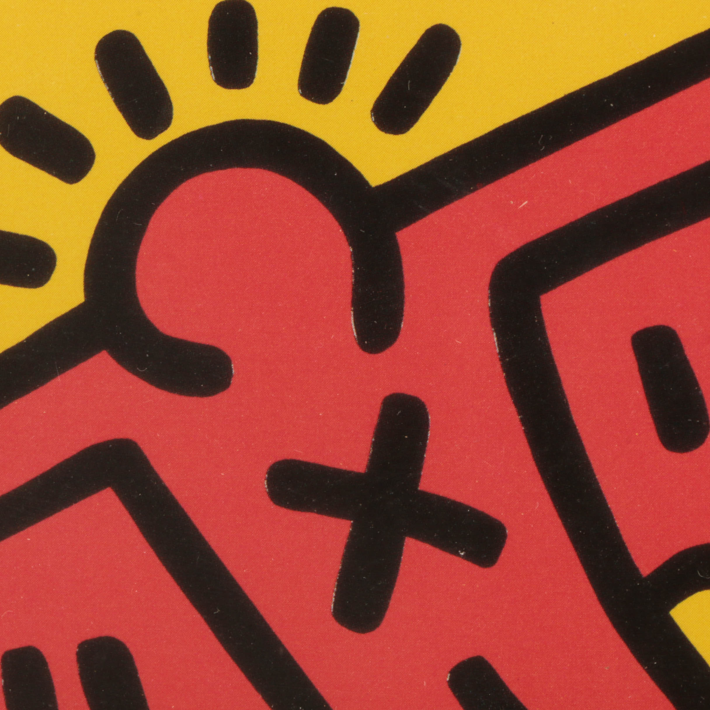 Offset Lithograph After Keith Haring "Icons (Batman)" | EBTH