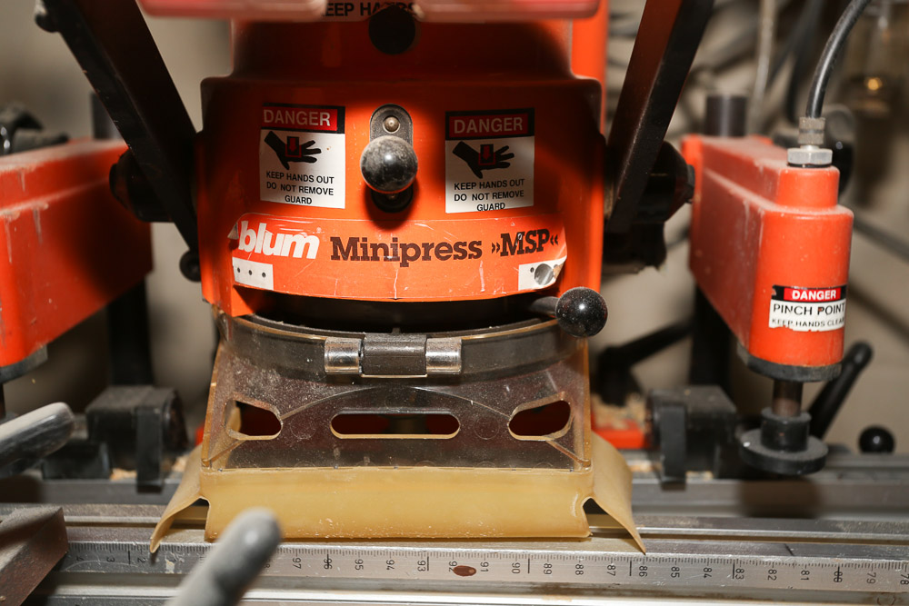 Blum Minipress MSP Hinge-Hole Boring Machine with Juniorpress ...