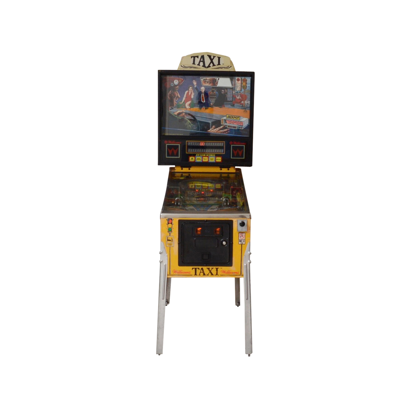 Retro 1988 Williams "Taxi" Pinball Machine | EBTH