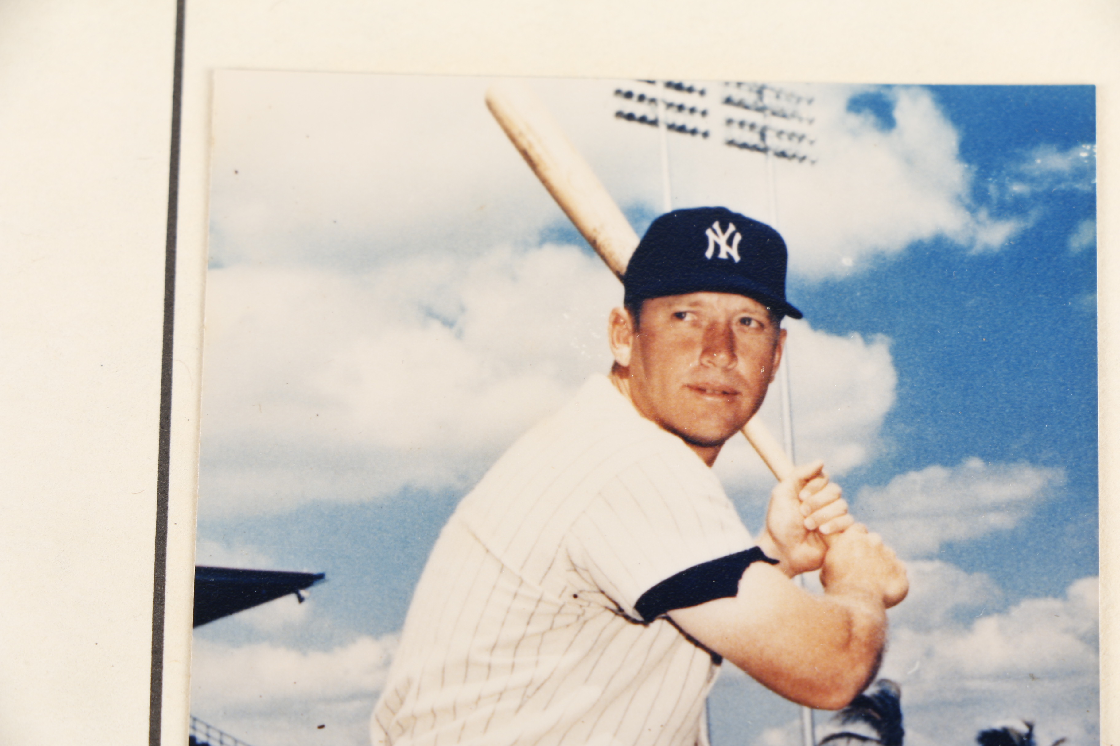 Mickey Mantle Autographed Lifetime Statistics Sheet | EBTH