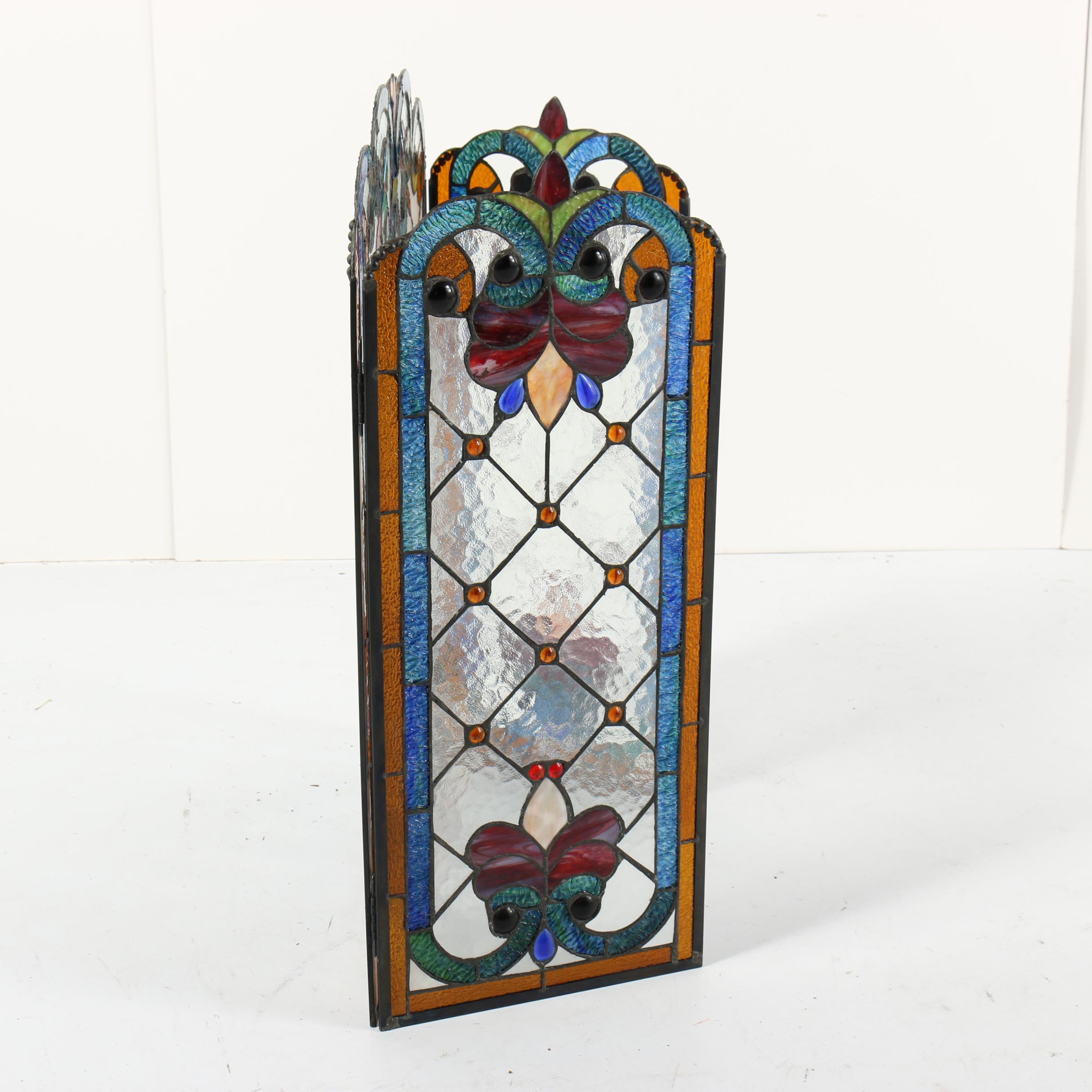 Stained Glass Folding Screen | EBTH