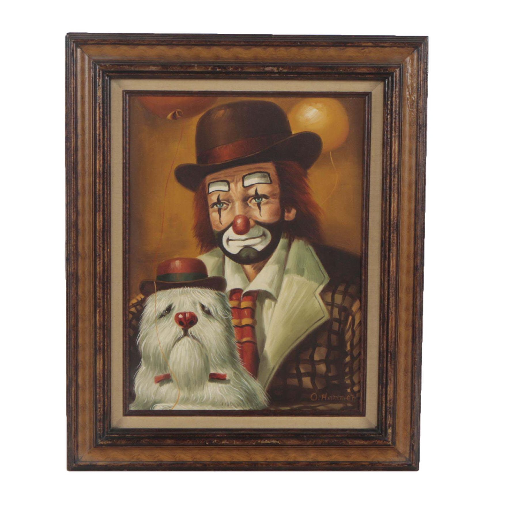 Vintage O. Hammer Oil Painting | EBTH
