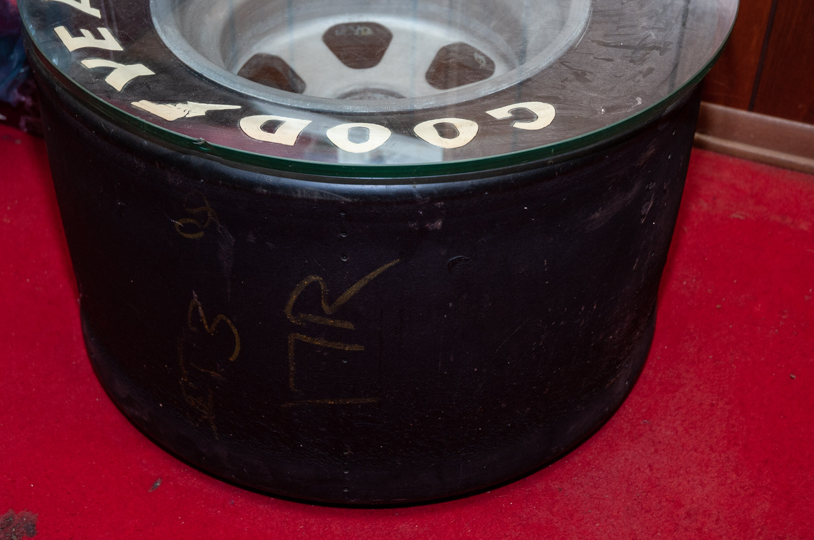 Goodyear Eagle Tire Side Table | EBTH