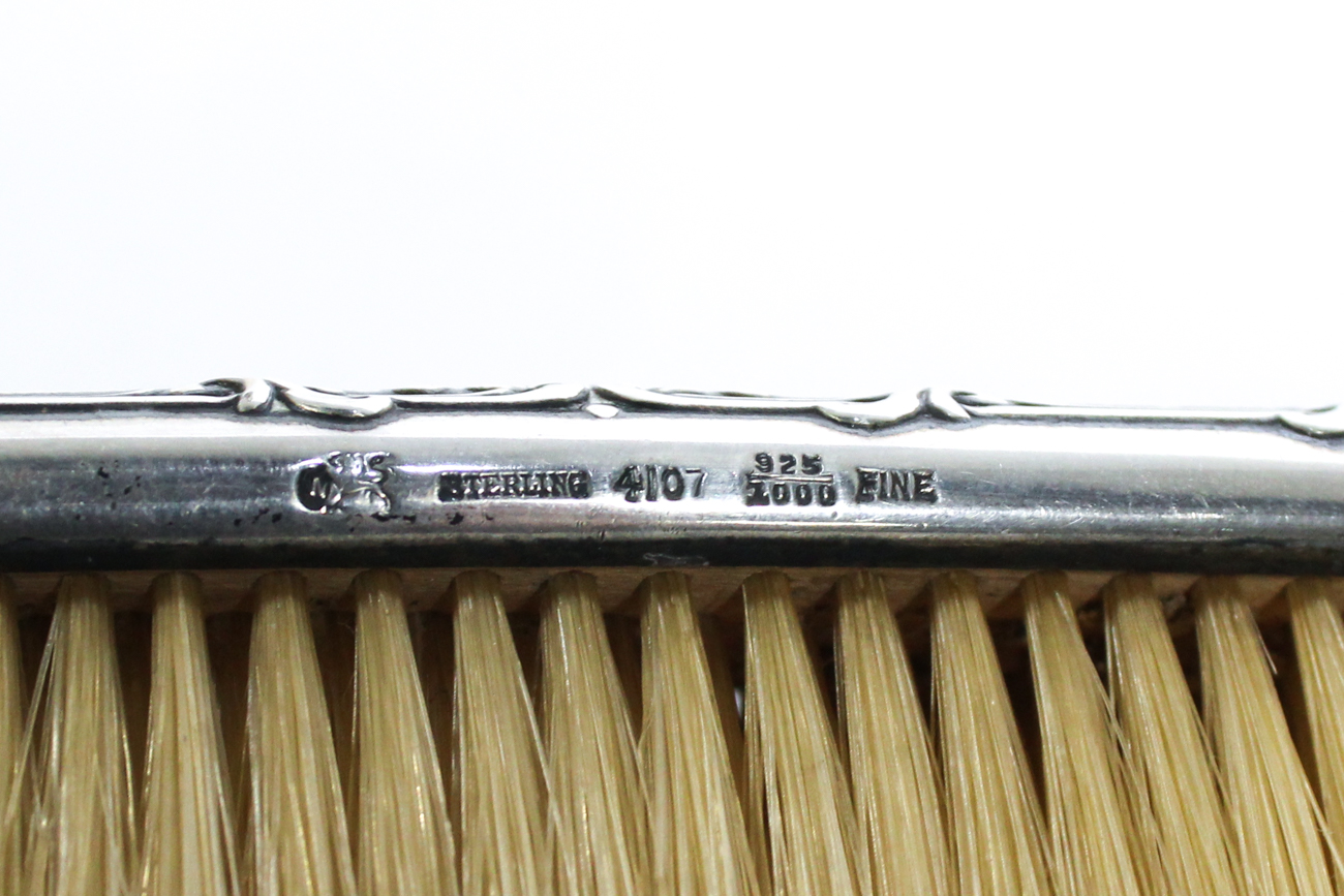 Collection of Sterling Silver and Ebony Mounted Brushes | EBTH