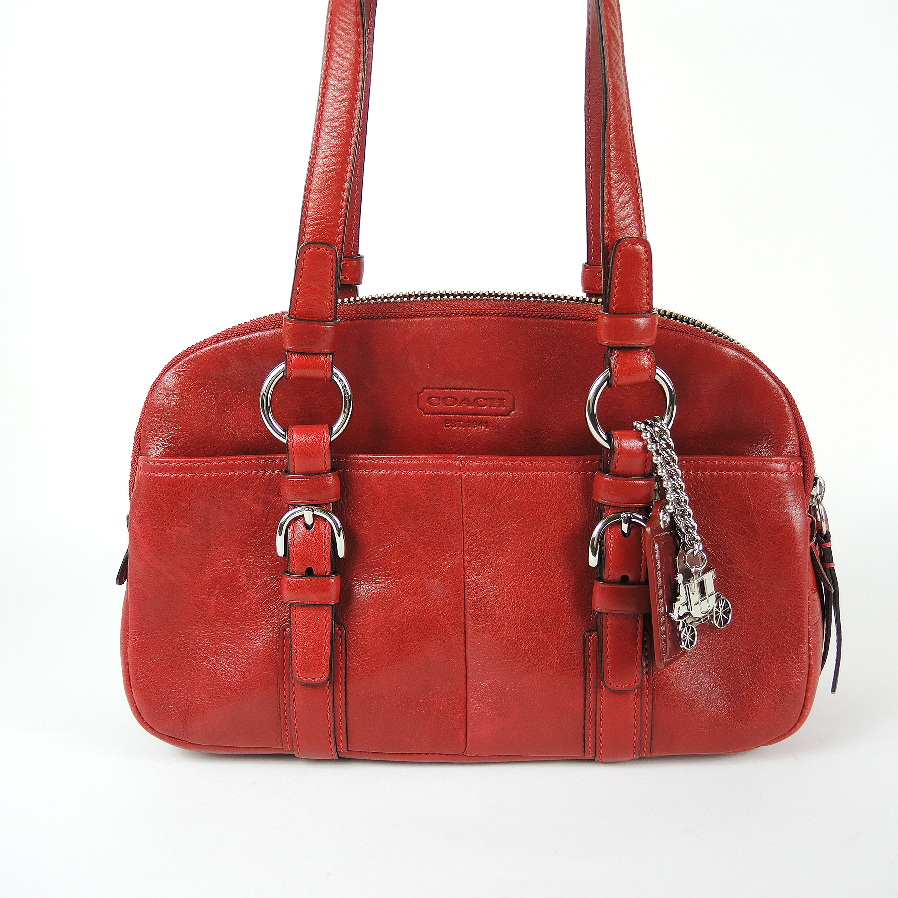 Coach Bonnie Soho Red Leather Satchel | EBTH
