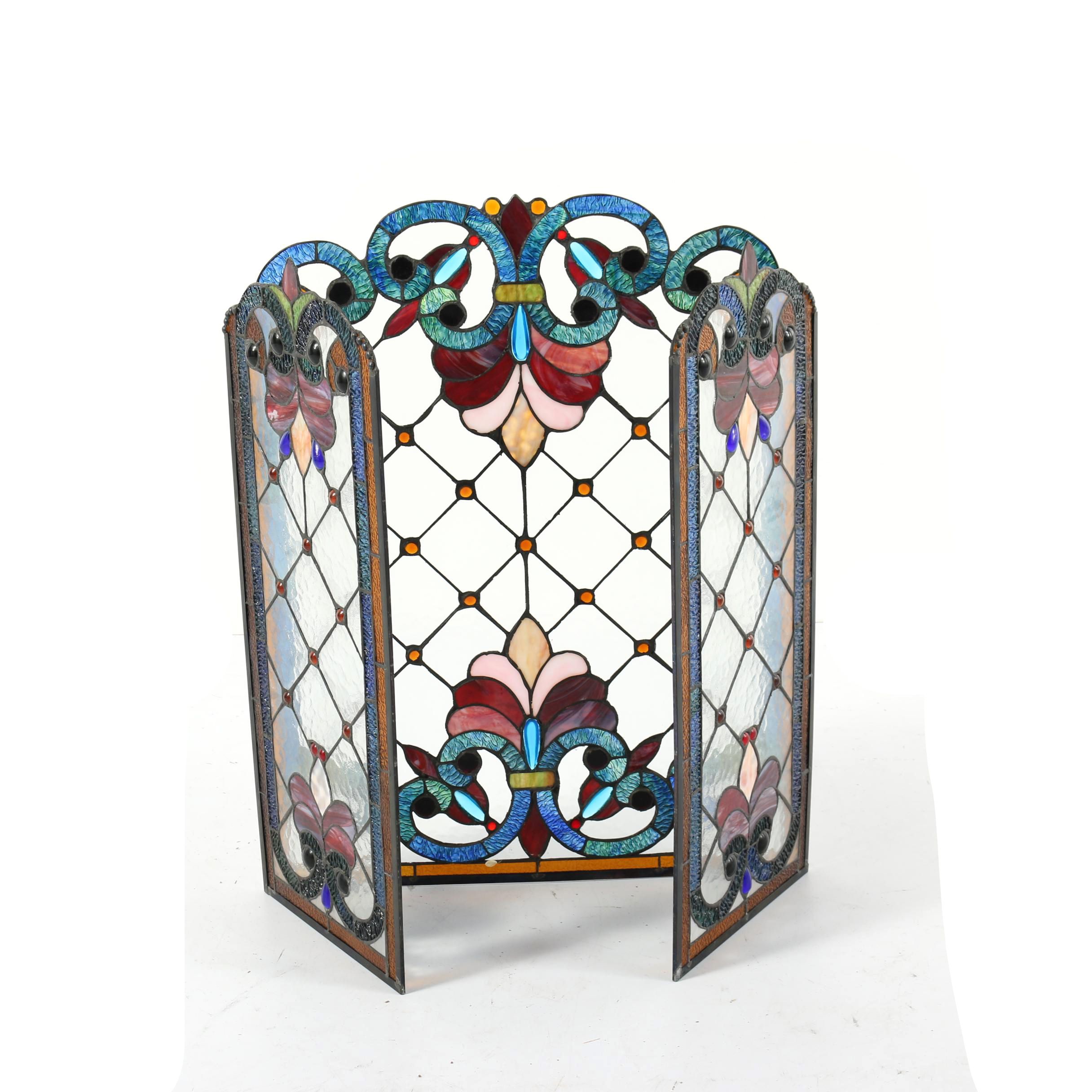 Stained Glass Folding Screen | EBTH