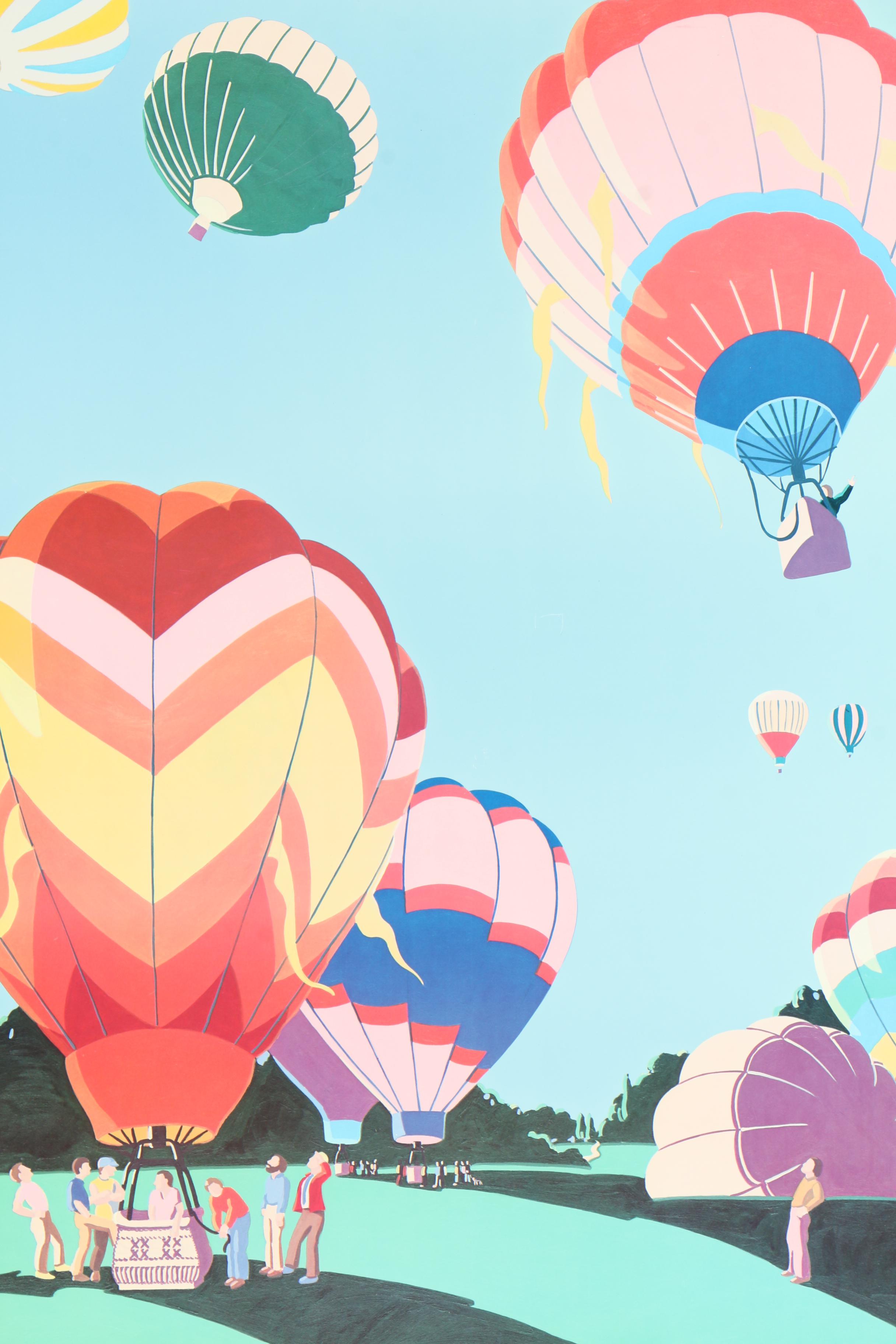 Oren Sherman Offset Lithograph "World Hot Air Balloon Championship" | EBTH