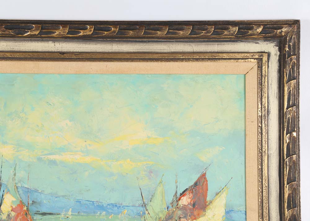 Walter Prescher van Ed Oil Painting "Corrsica I" | EBTH