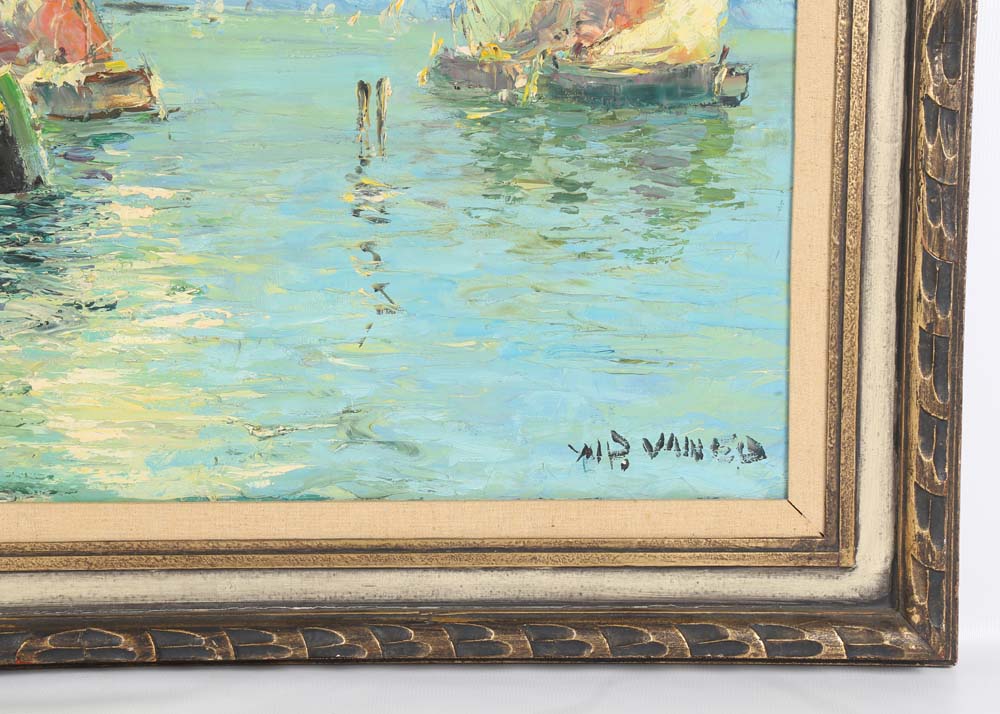 Walter Prescher van Ed Oil Painting "Corrsica I" | EBTH