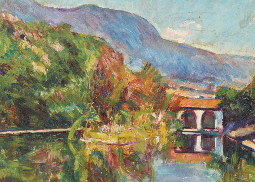 Maurice Becker Oil Painting on Canvas | EBTH