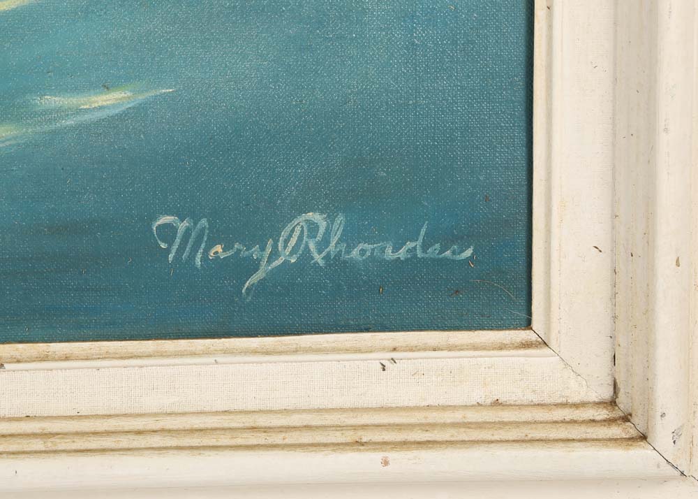 Mary Rhoades Oil Painting on Canvas | EBTH