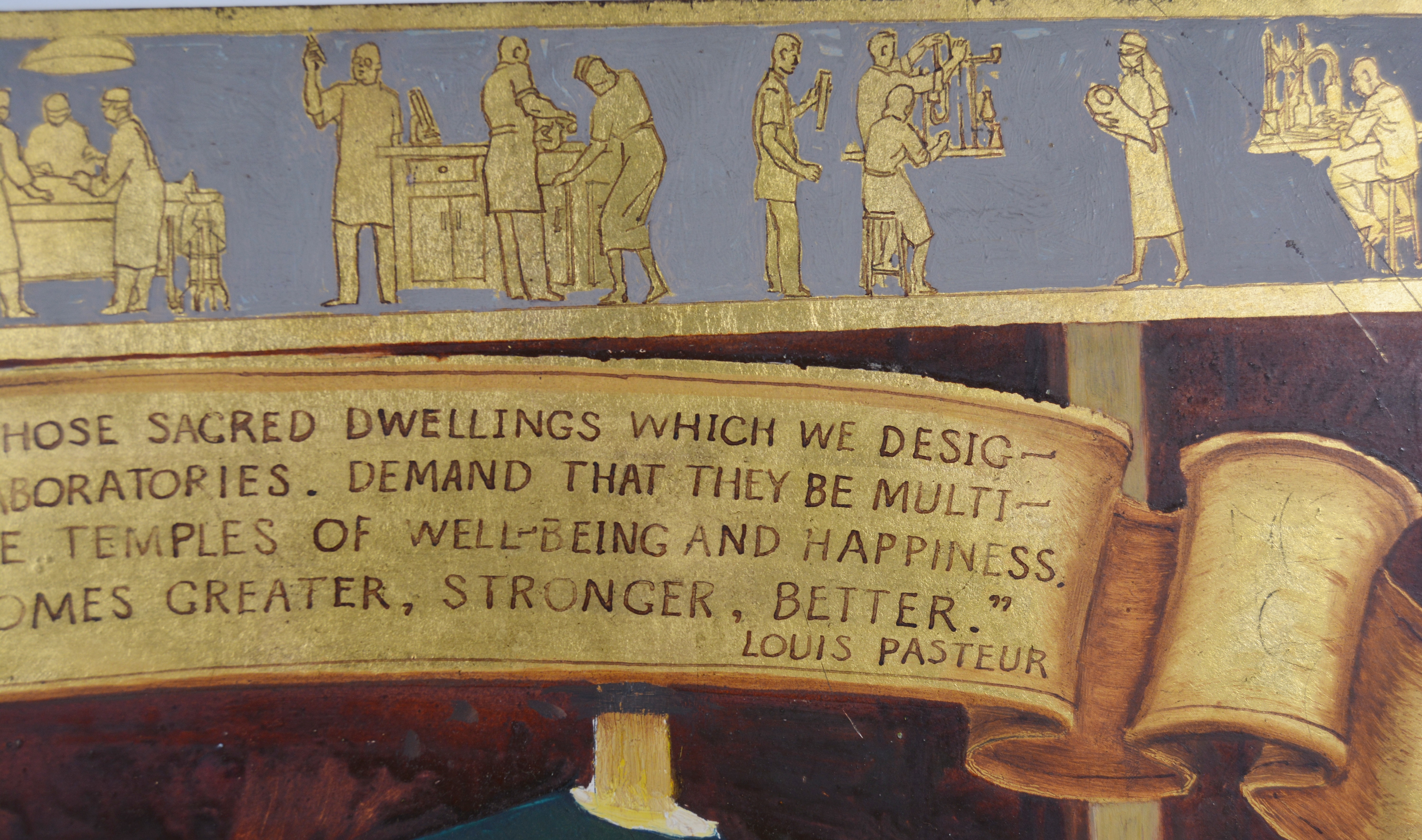 Edmond J. Fitzgerald Oil Painting of Louis Pasteur | EBTH