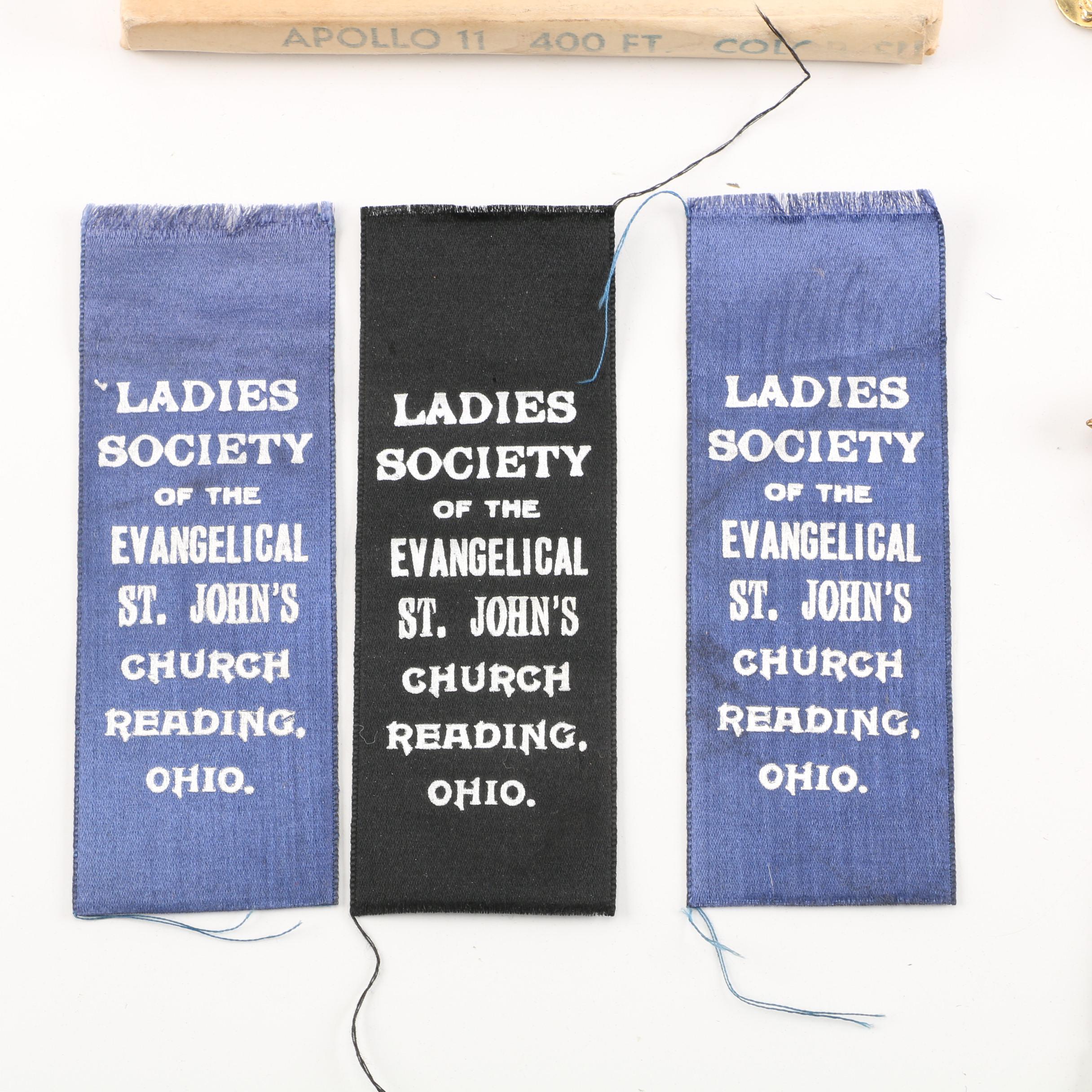 Vintage "Apollo 11" Movie Reel, Ribbons, Buttons and More | EBTH