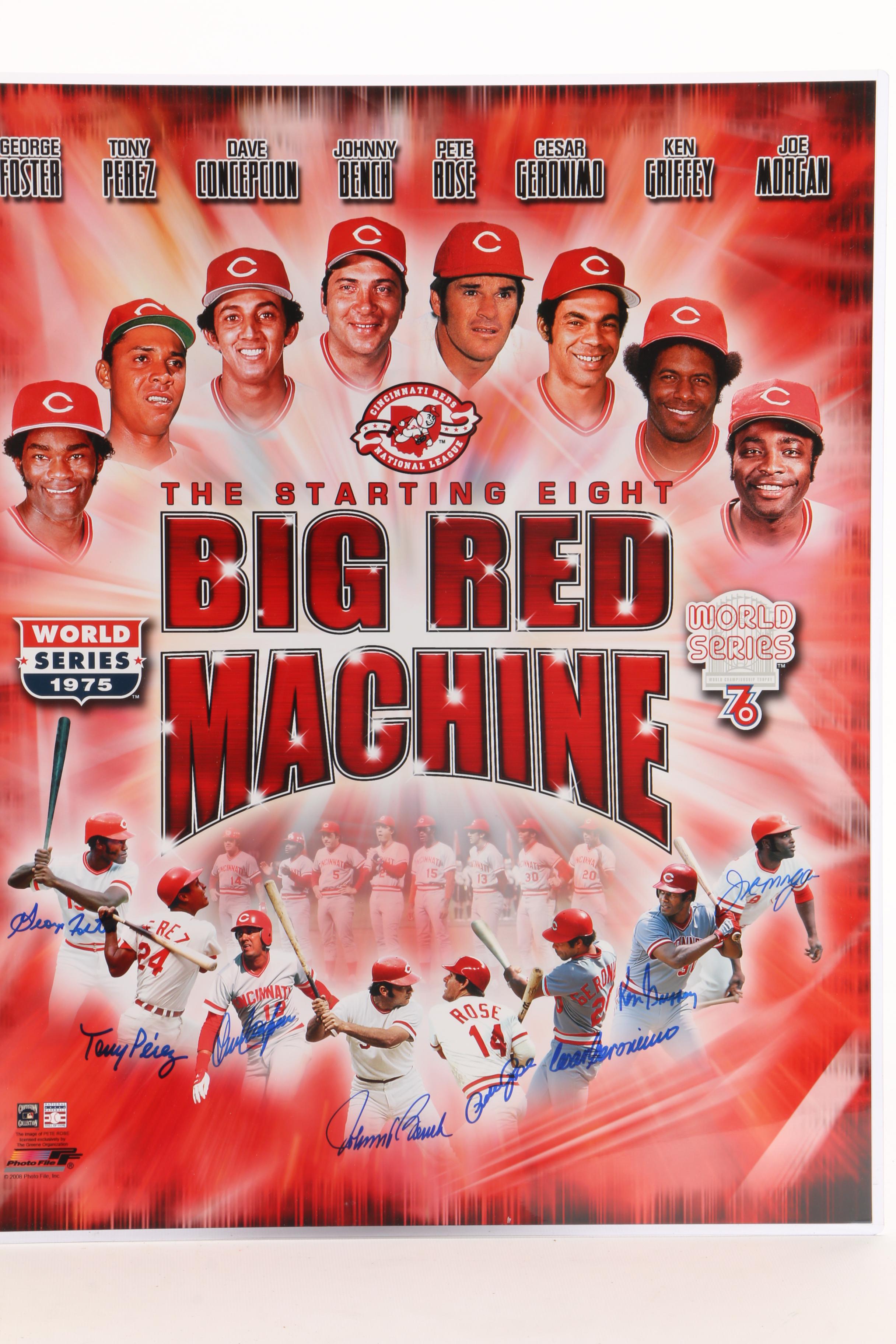 Big Red Machine Signed Photo Print COA | EBTH