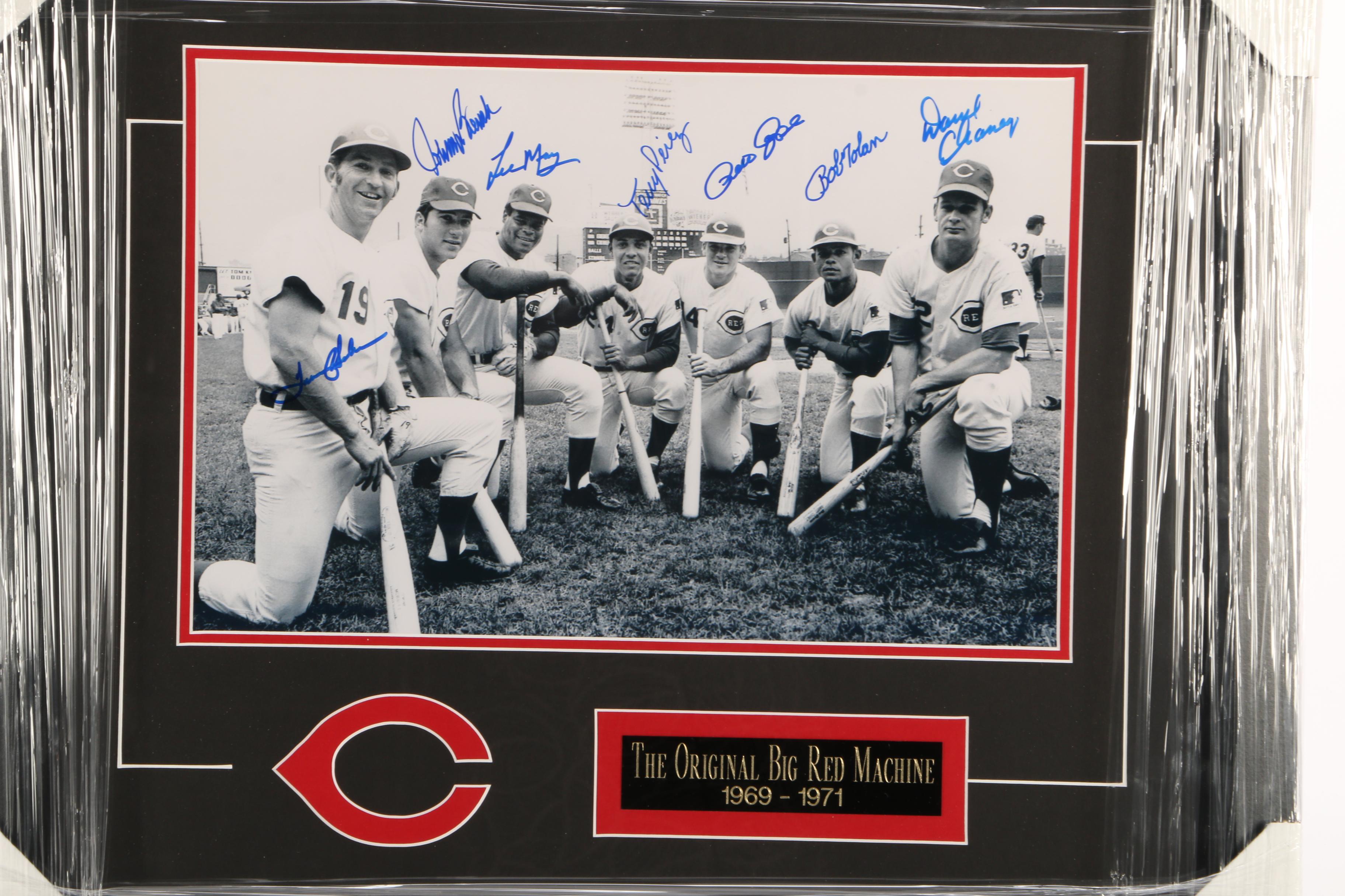 "The Original Big Red Machine" Signed Display COA | EBTH
