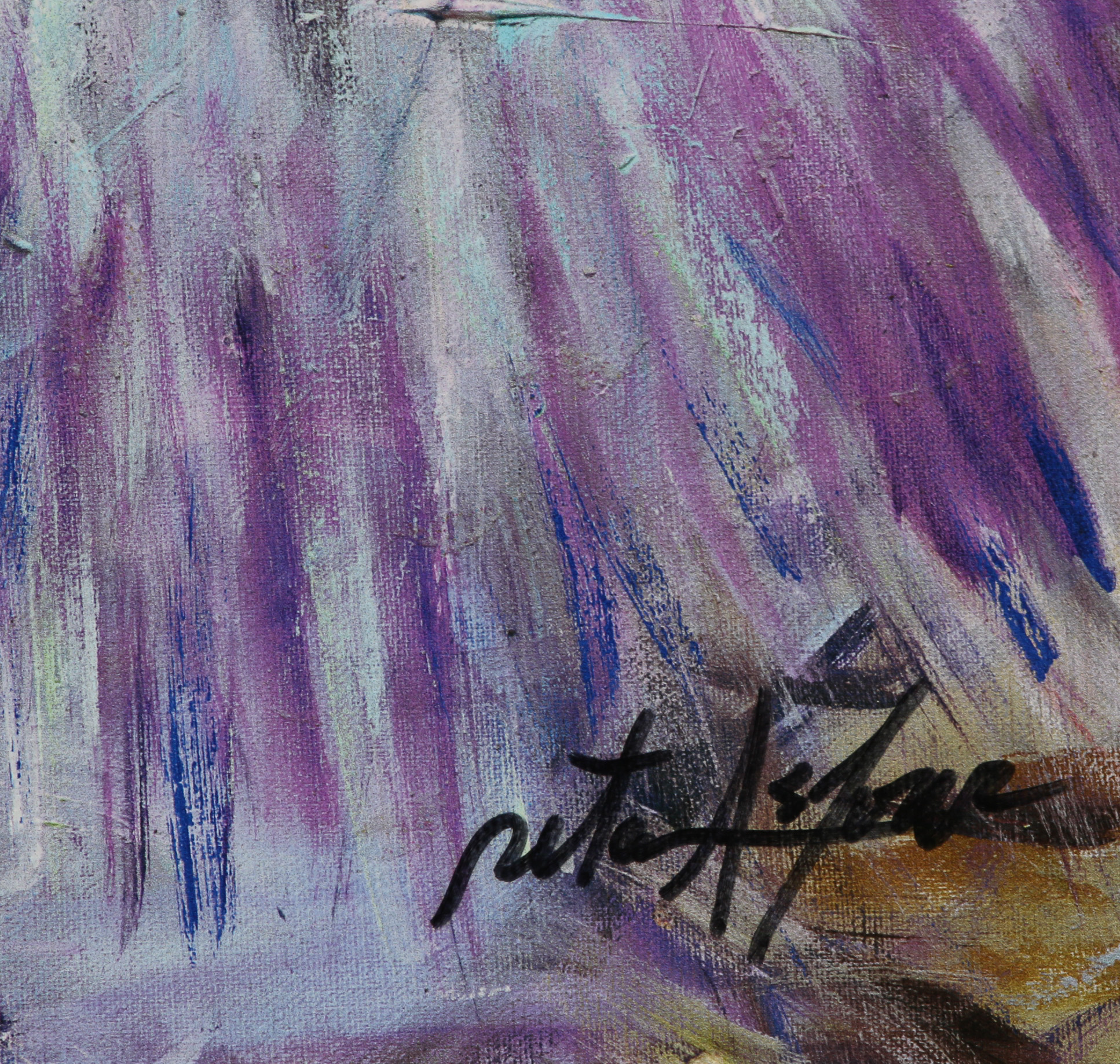Rita Asfour Mixed Media "Ballerina Adjusting Dress" | EBTH