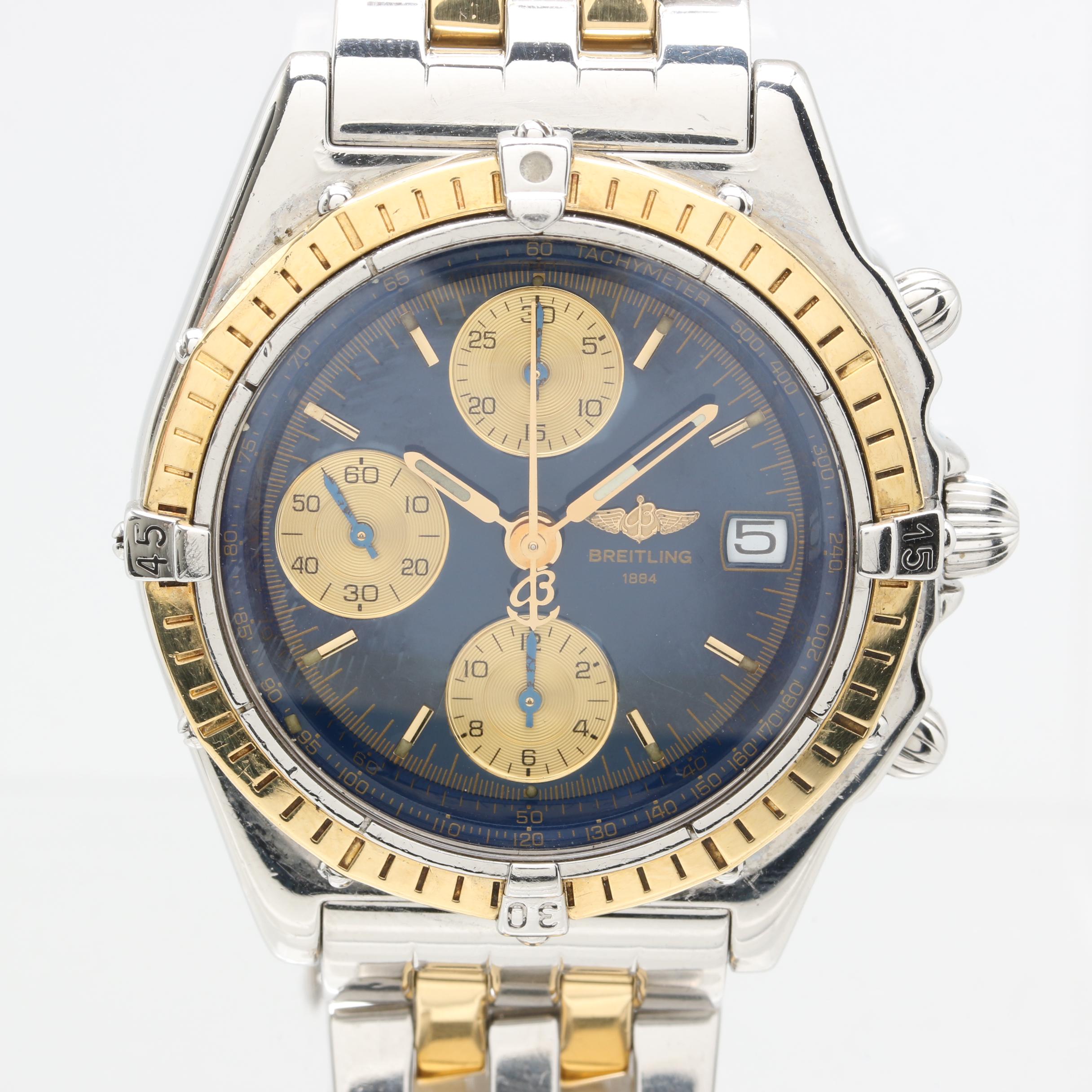 Breitling Chronomat 18K Yellow Gold and Stainless Steel Automatic ...