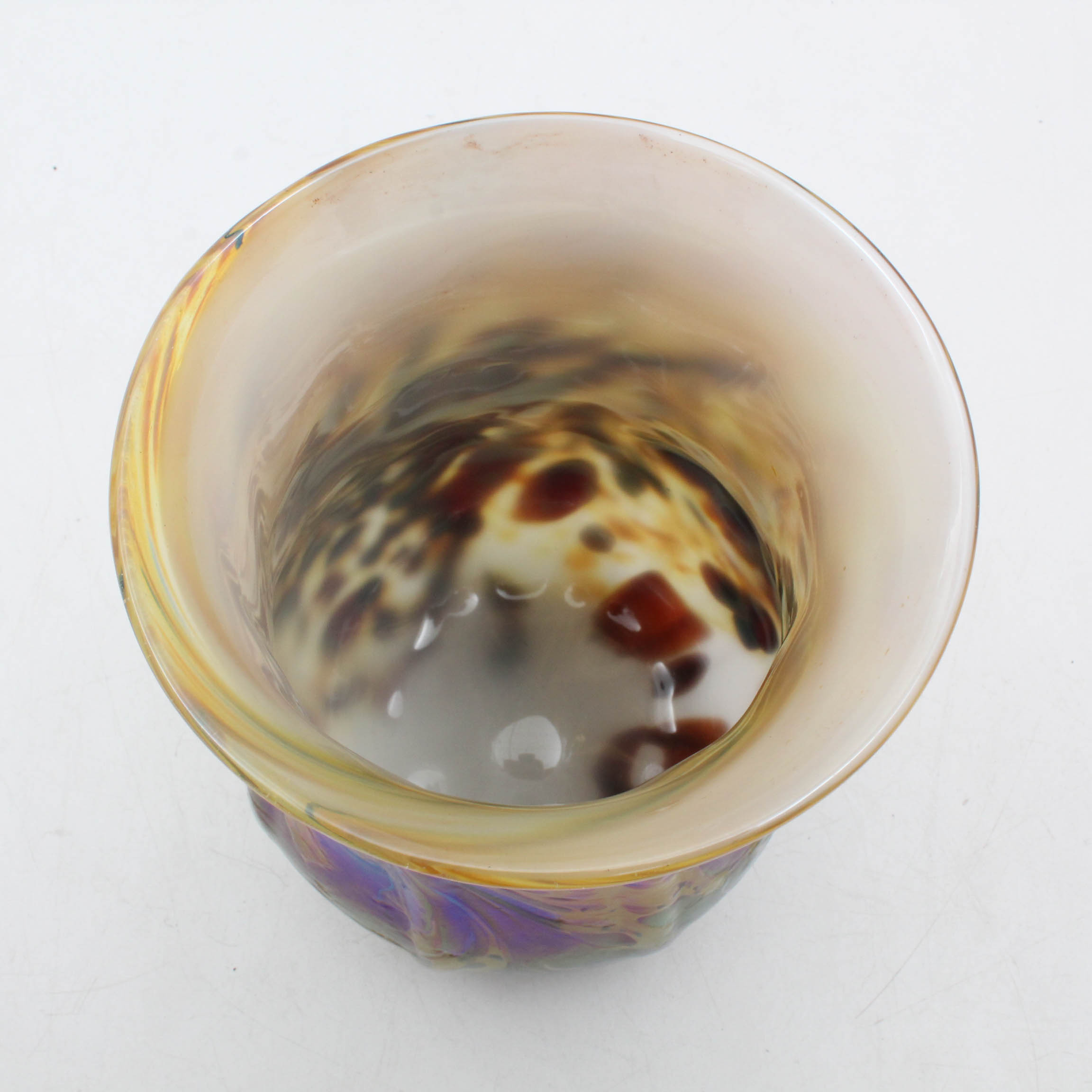 Tom Michael Blown Art Glass Vase | EBTH