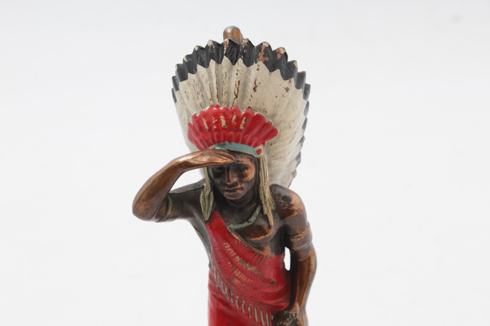 Evans Figural Cigar Store Indian Counter Lighter | EBTH