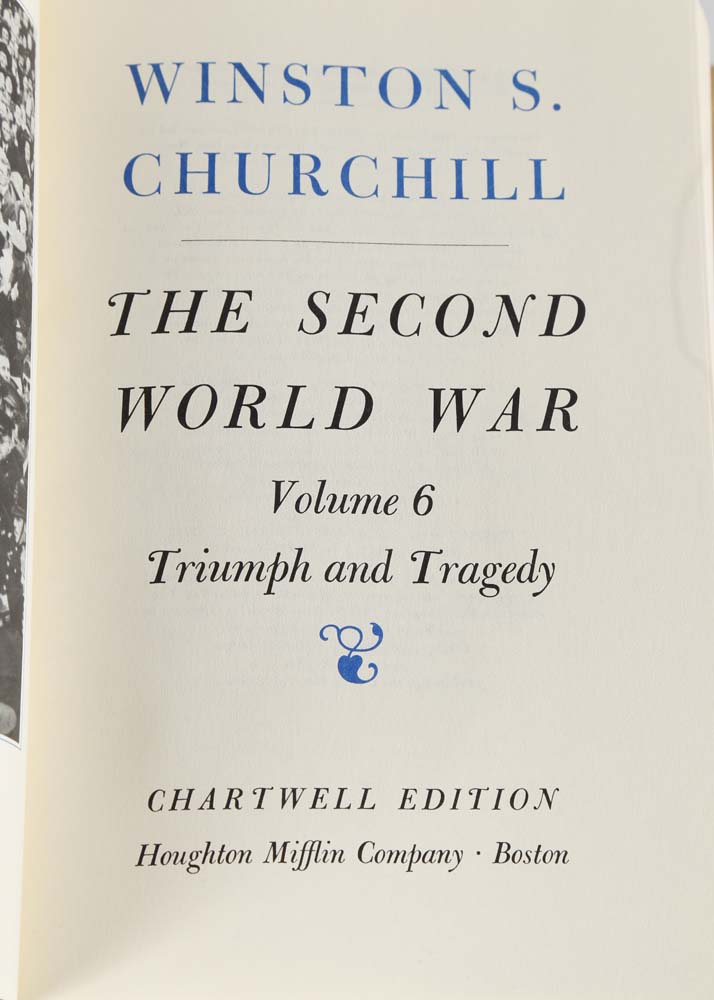 Winston Churchill "The Second World War" Six Volume Set | EBTH