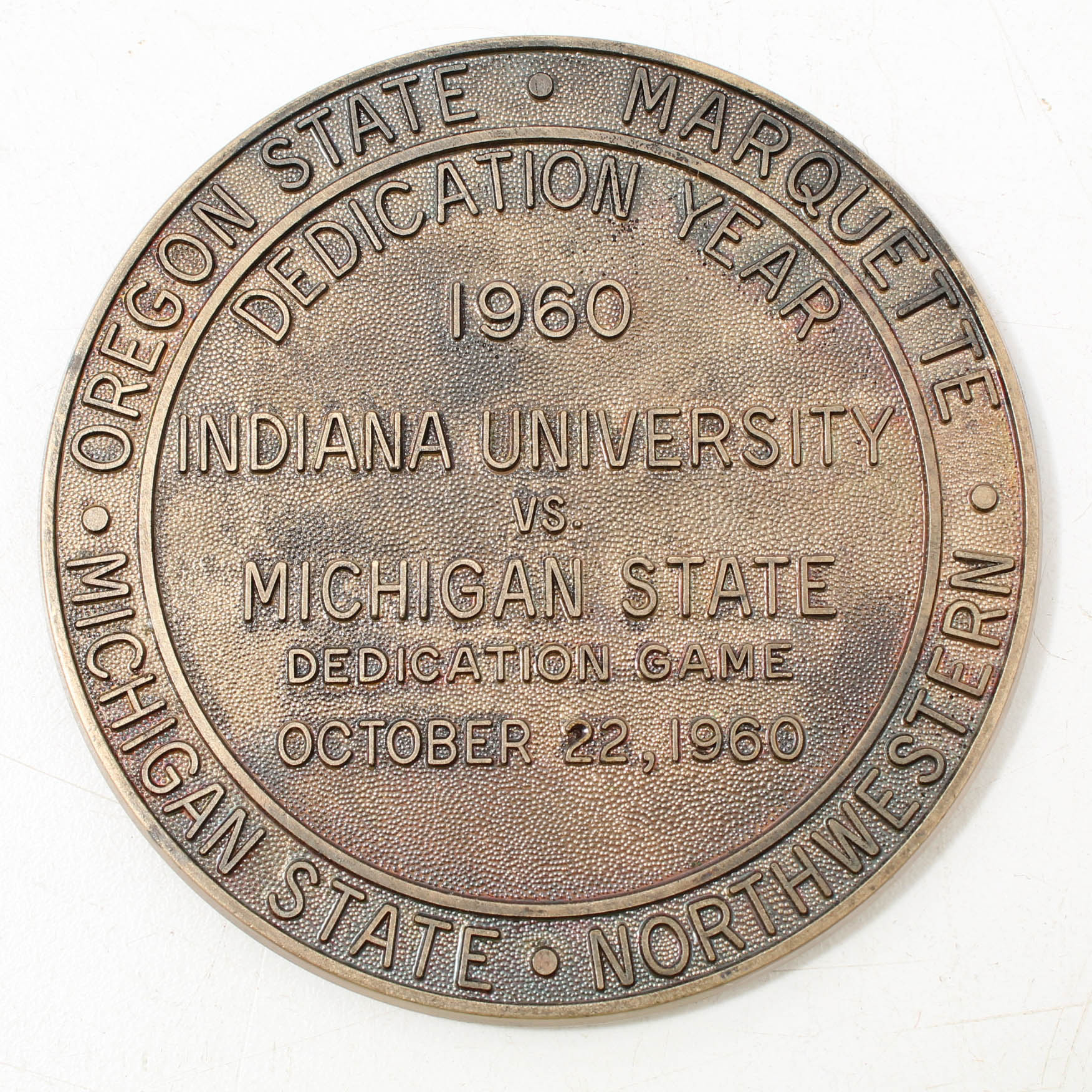 Indiana University Stadium Dedication Medal | EBTH