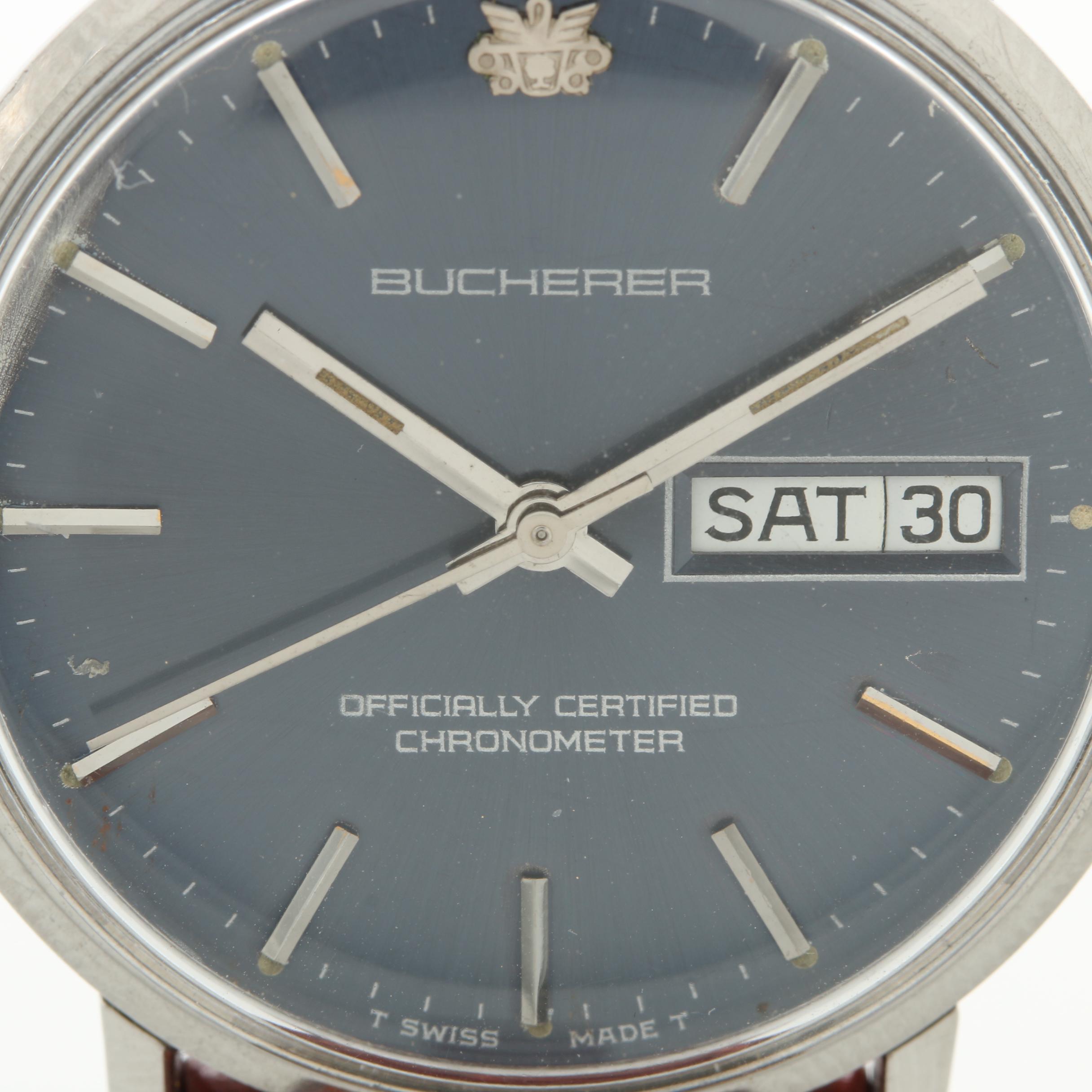 Bucherer Stainless Steel Wristwatch | EBTH